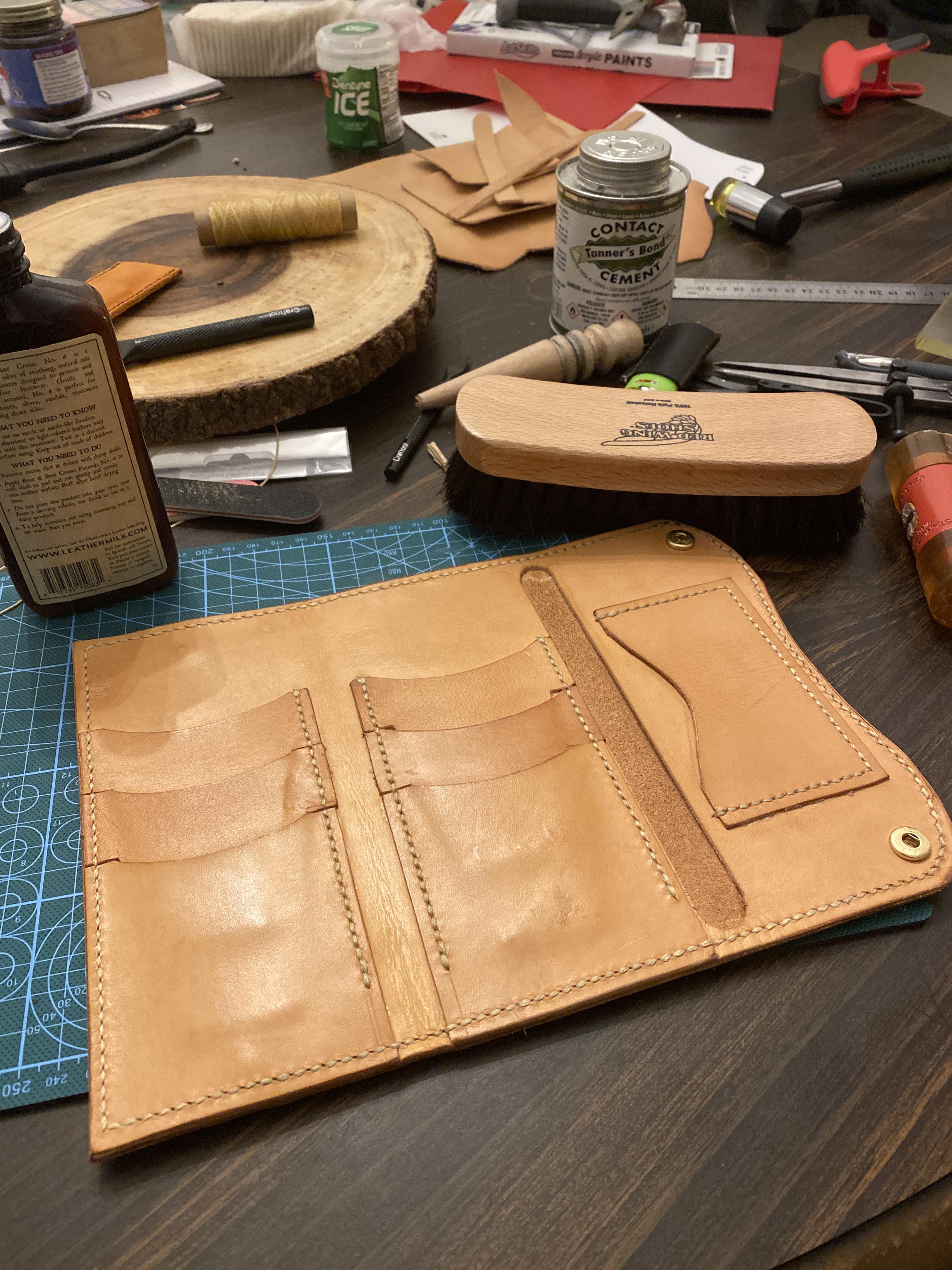 I added a twist on the MakeSupply Roper Style long wallet | Scrolller
