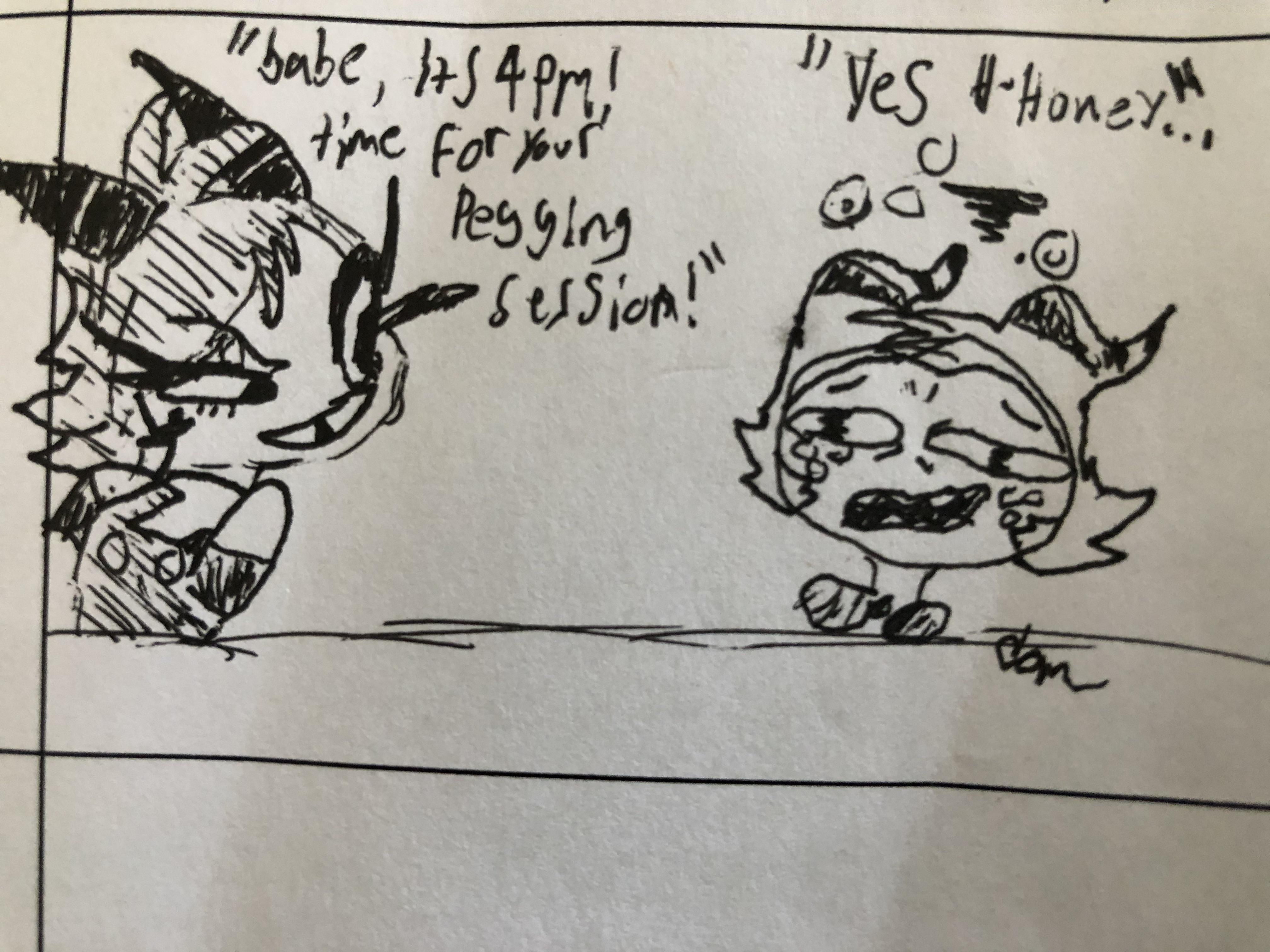 I added on to the drunk moxxie drawing I made yesterday and made it a meme | Scrolller