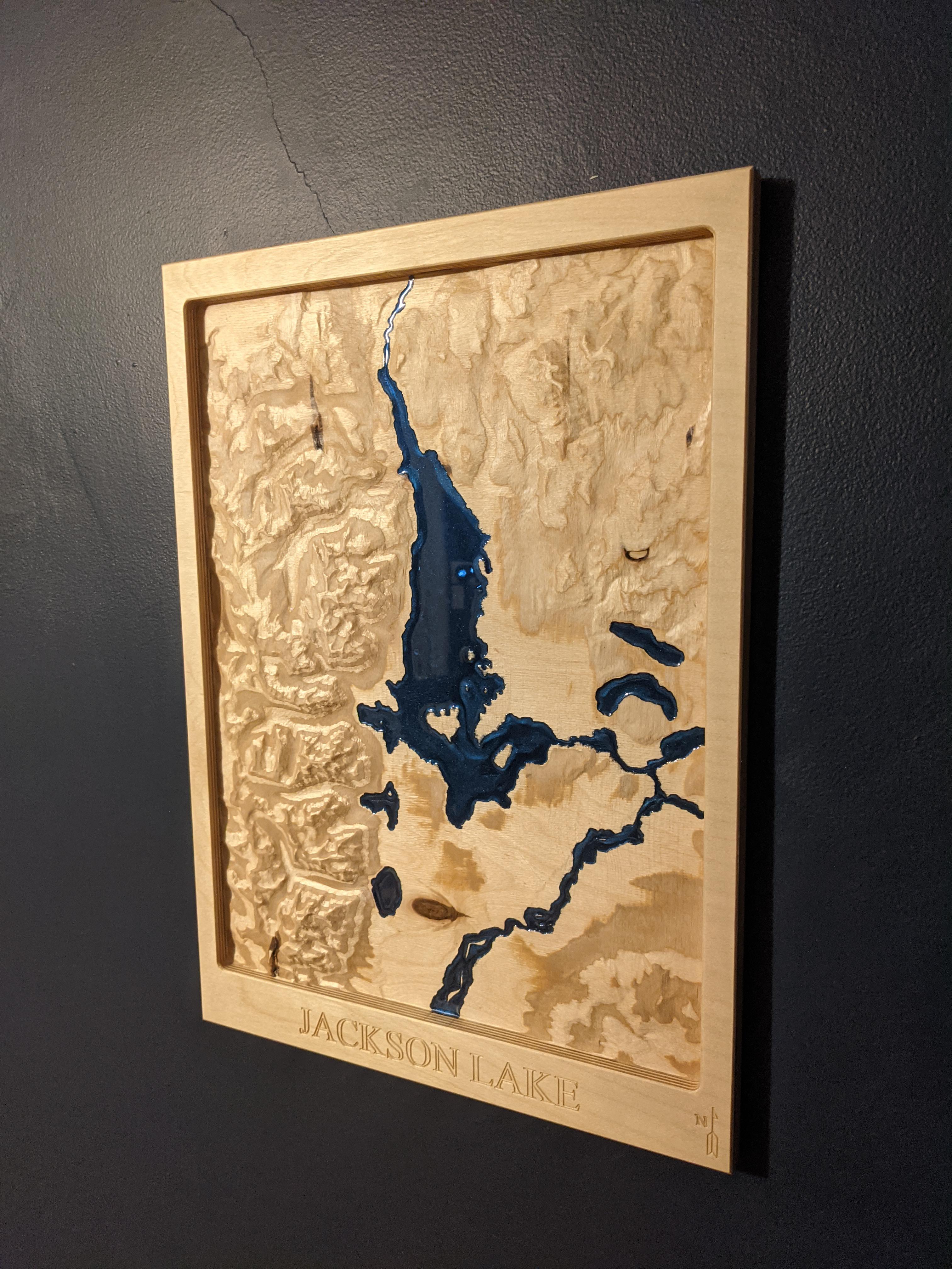 I also make 3D topographic maps. Here's my most recent piece. | Scrolller