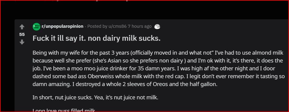 I am a moo moo juice drinker | Scrolller