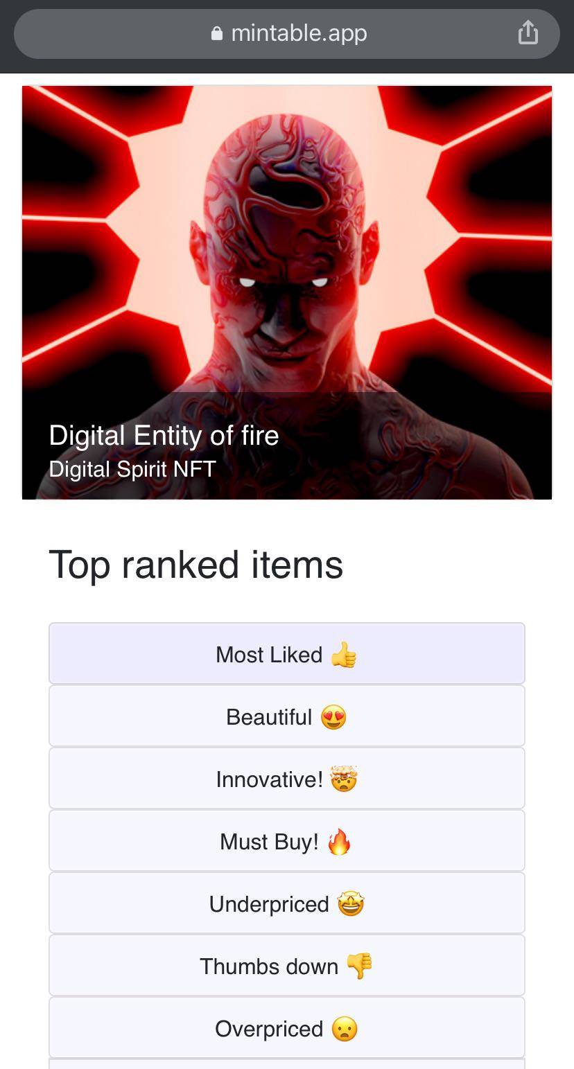 I am very excited that my first NFT is showing up on the front page of Mintable! | Scrolller