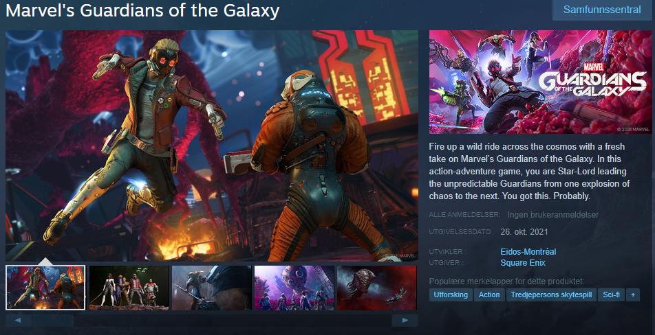 I can't believe they're letting Square Enix make another Marvel game after the Avengers game ...