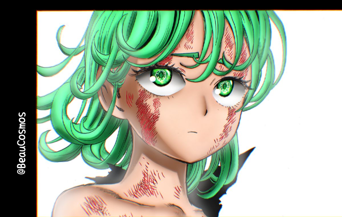 @BeauCosmos coloured Tatsumaki panel (ch 144) | Scrolller