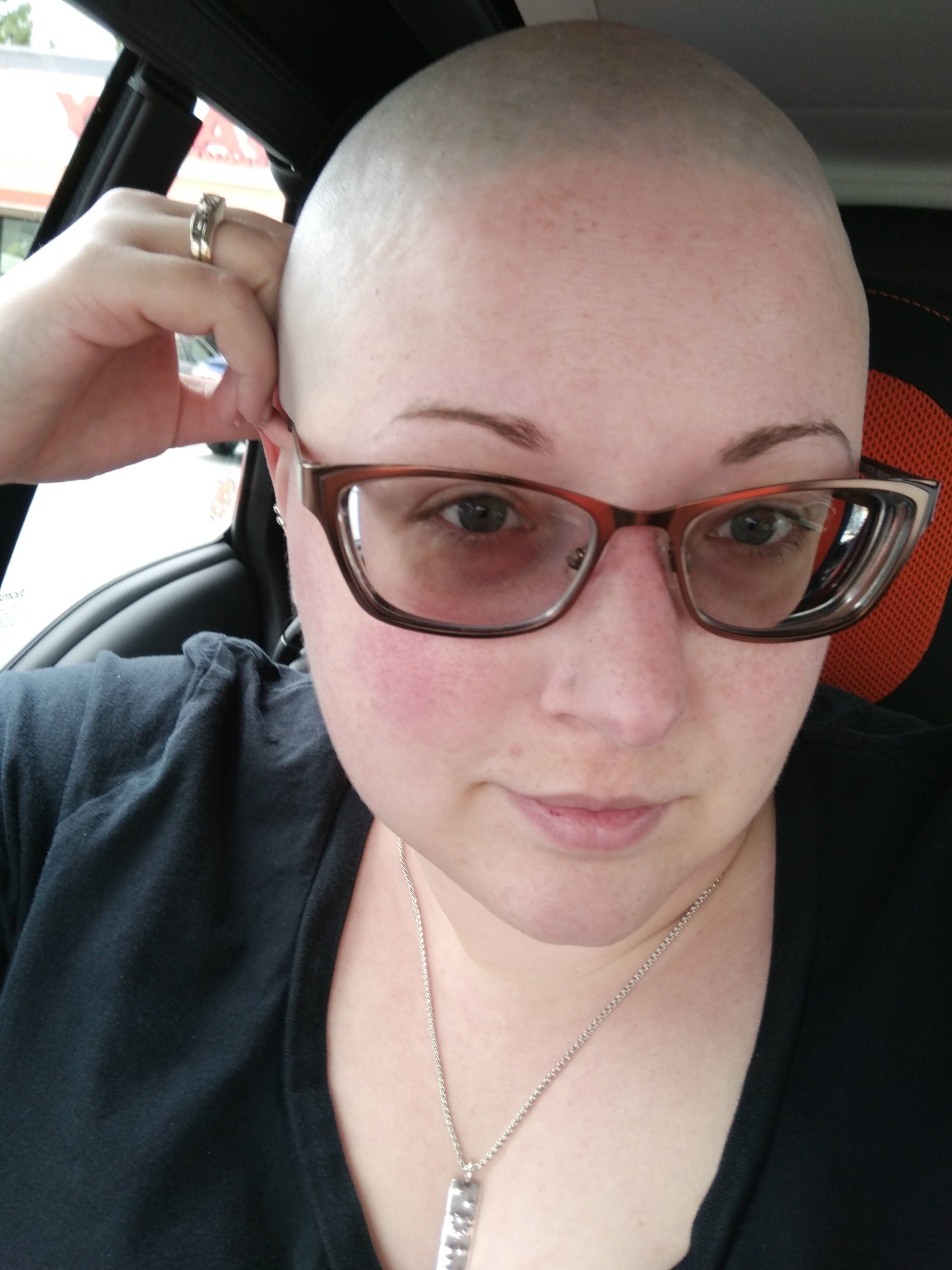 I decided the shadow fade wasn't for me and told the barber to give me my usual. #bald | Scrolller