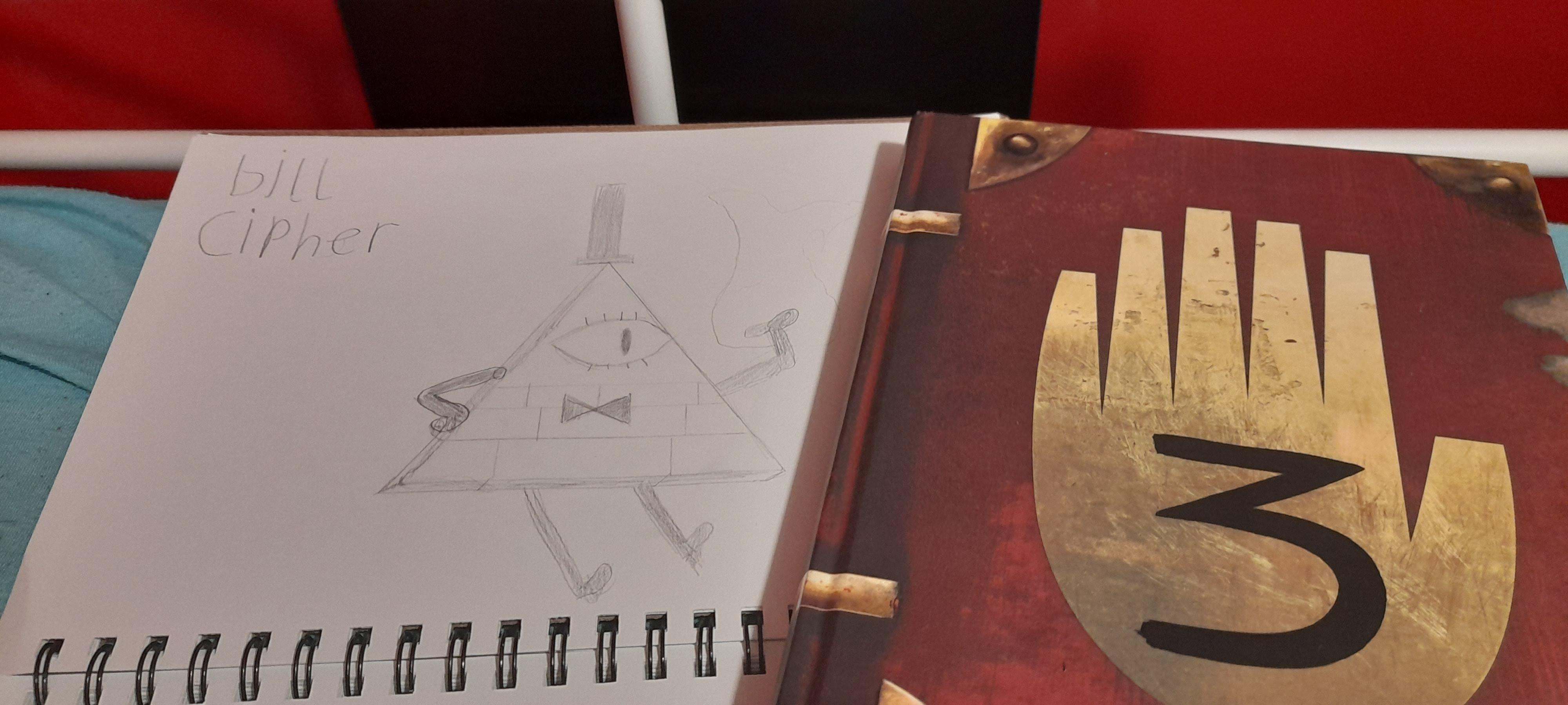 I did a quick bill cipher sketch. | Scrolller
