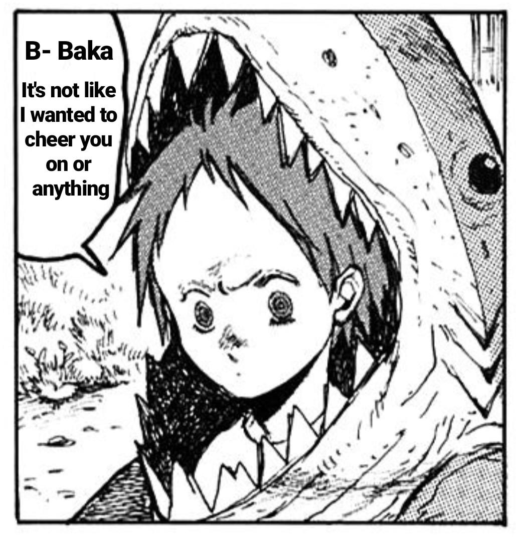 I don't even like cheering b-baka | Scrolller