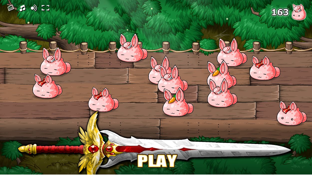 I don't know why I did this, but here's the EBF5 lading screen with every slime as a slime bunny ...