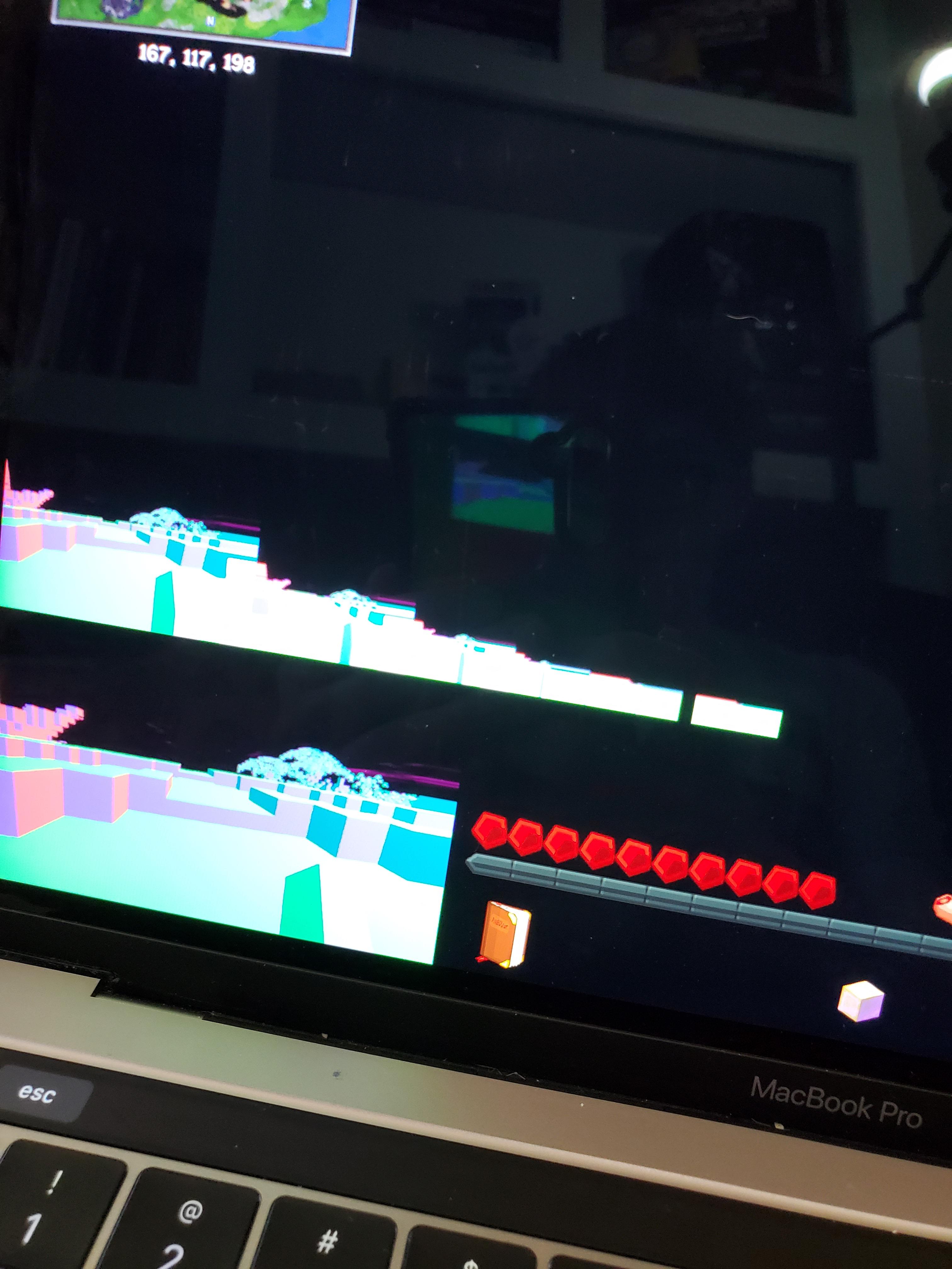 I downloaded a shader pack to Minecraft and I think it had a stroke... Guess I know what qubert ...