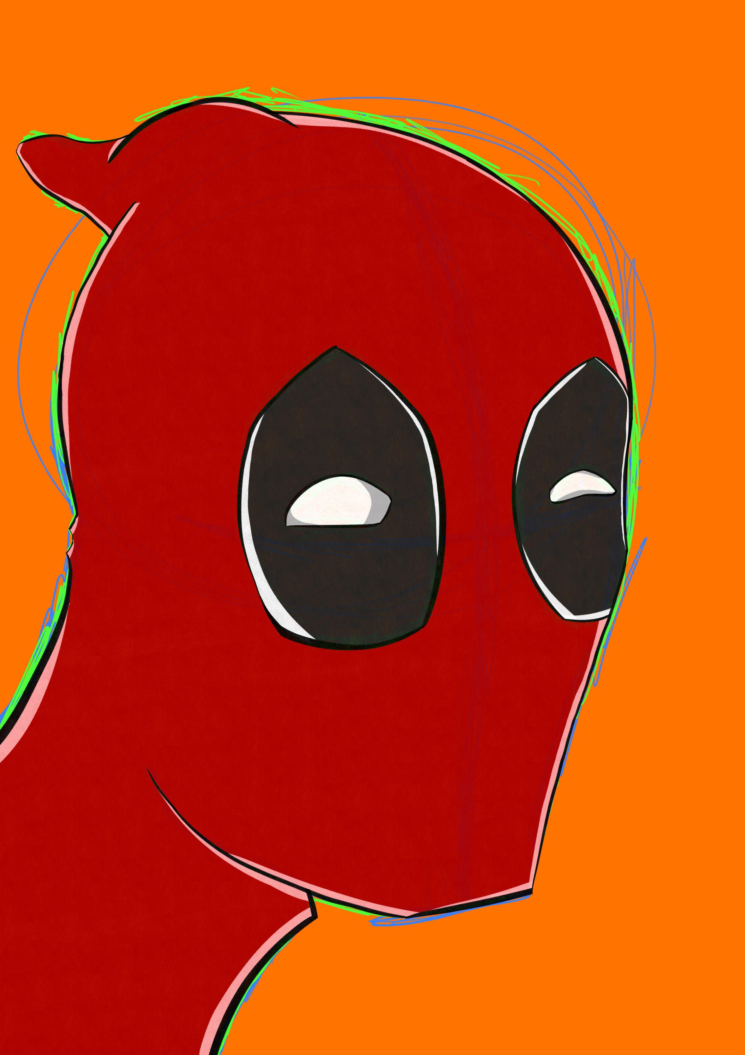 I drew a picture of deadpool | Scrolller