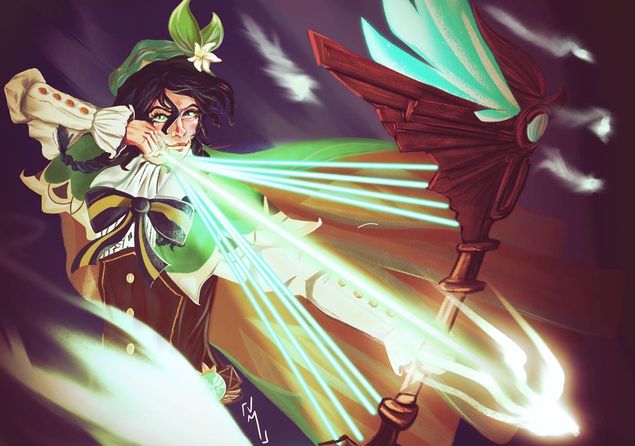 I drew a tribute to my favorite Archon! Raise a glass 🏹🍷 | Scrolller