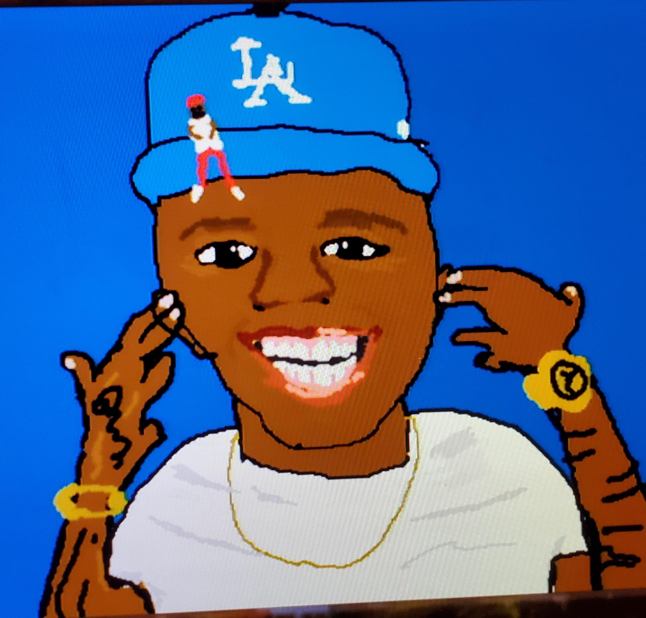 I drew dababy on my wii | Scrolller