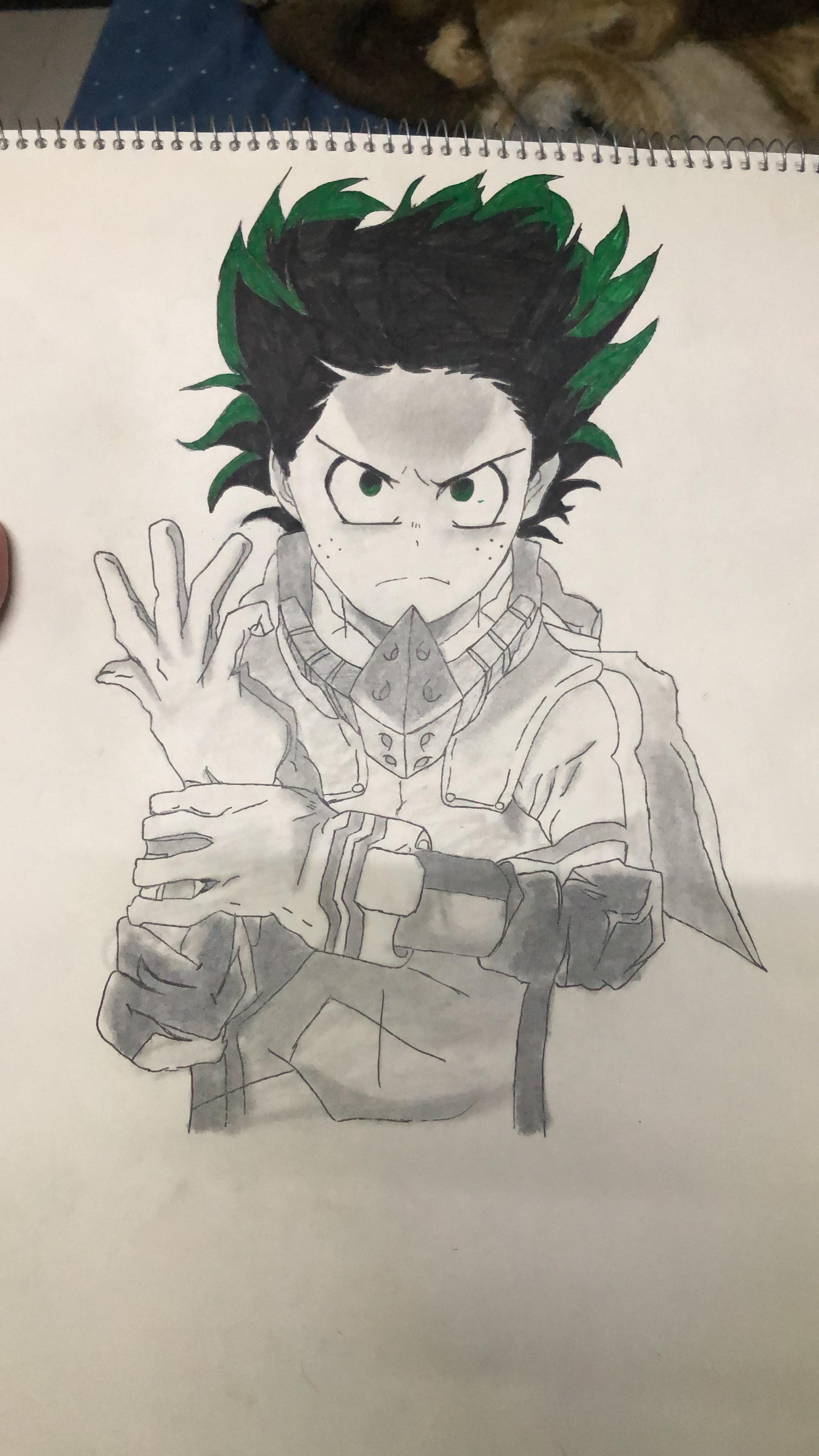 I drew Deku | Scrolller