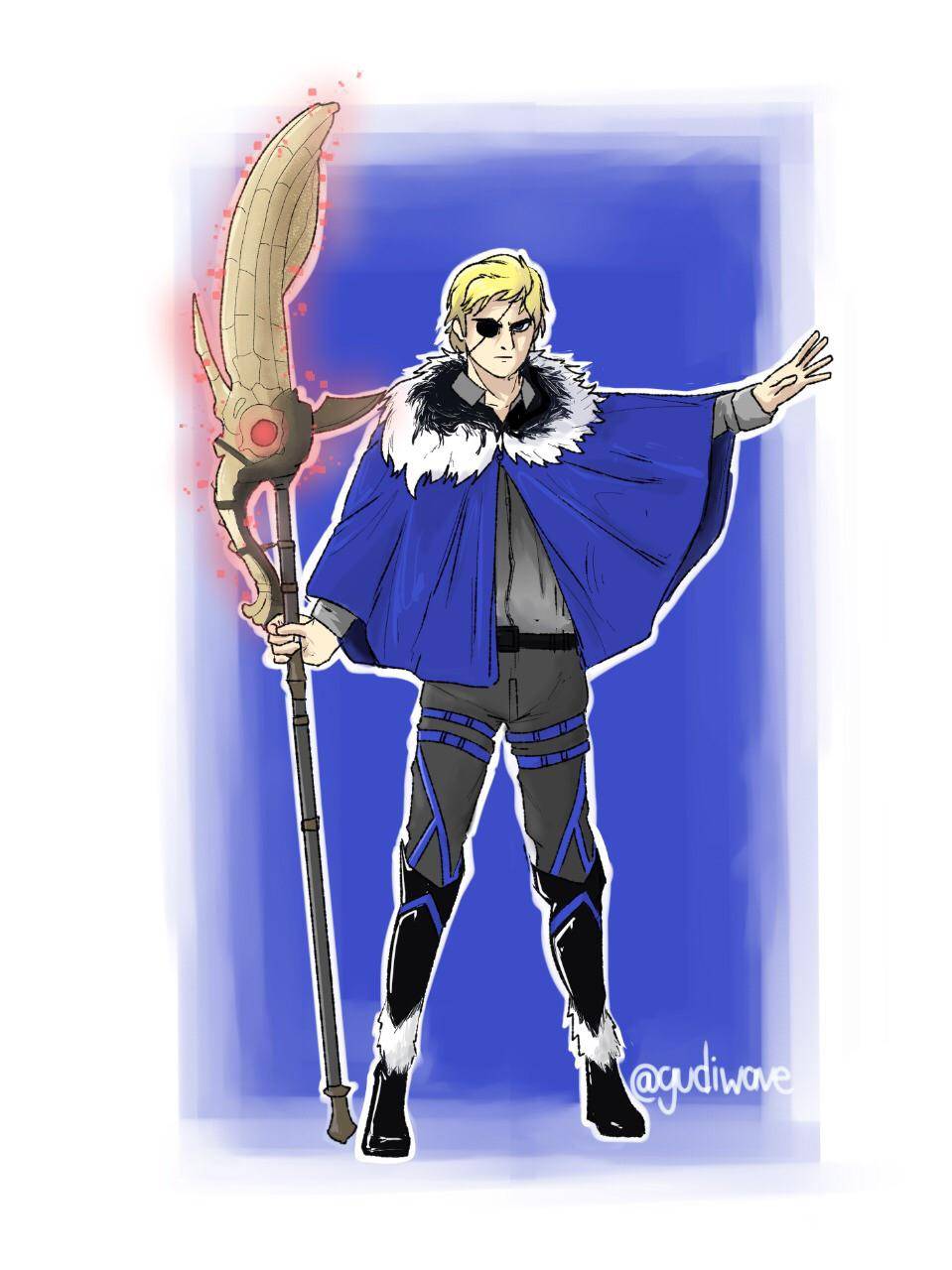I drew Dimitri dressed as Erwin | Scrolller