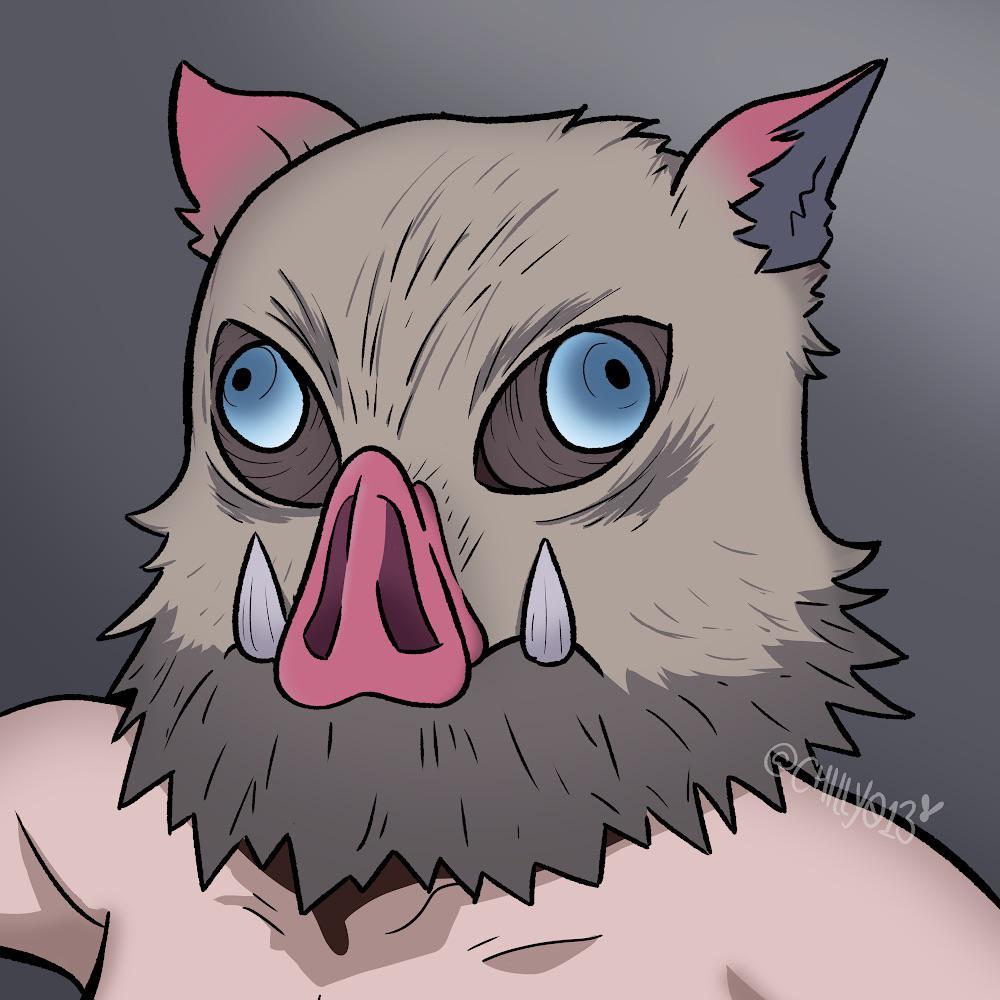 I drew Inosuke! 🐗 | Scrolller