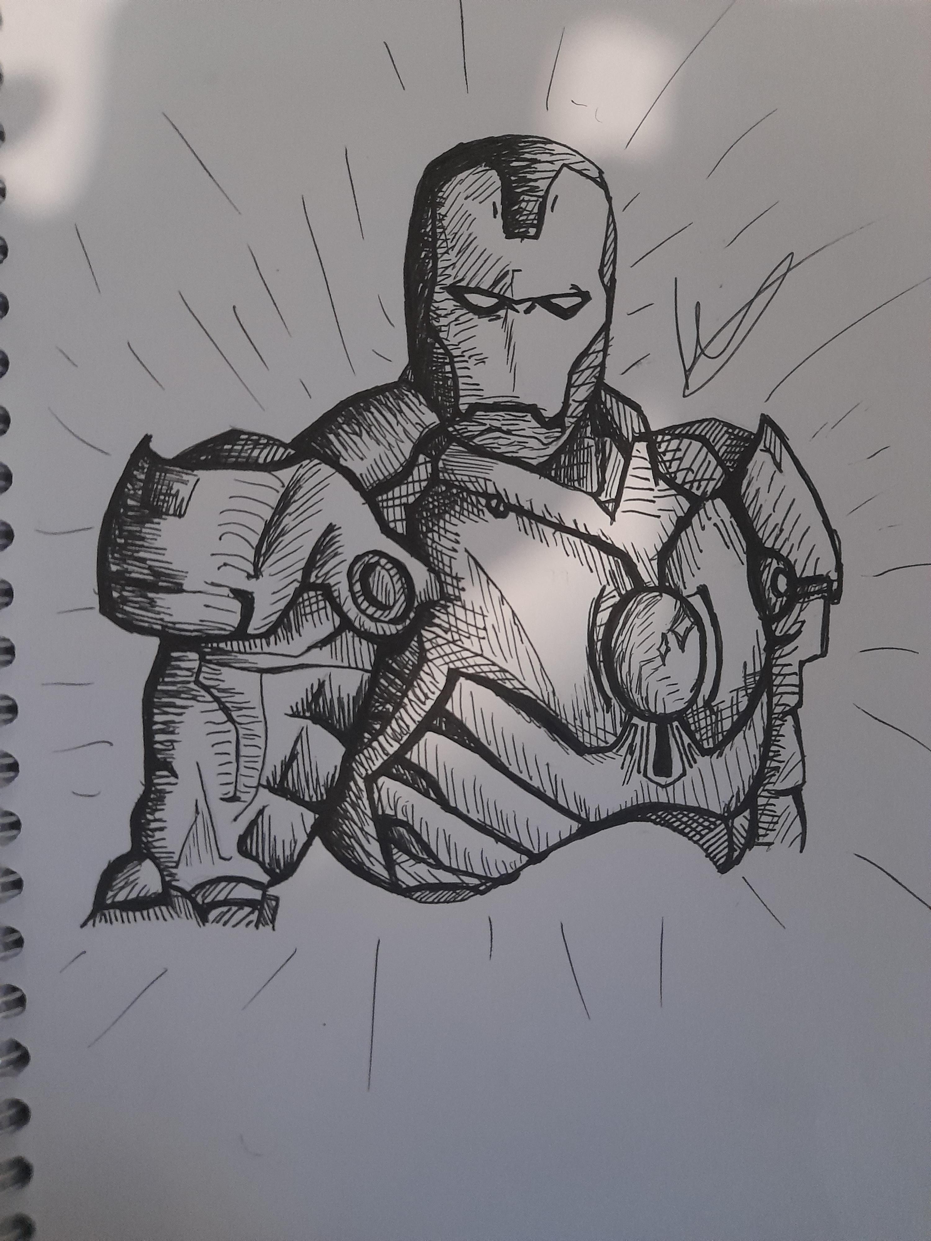 i drew iron man | Scrolller