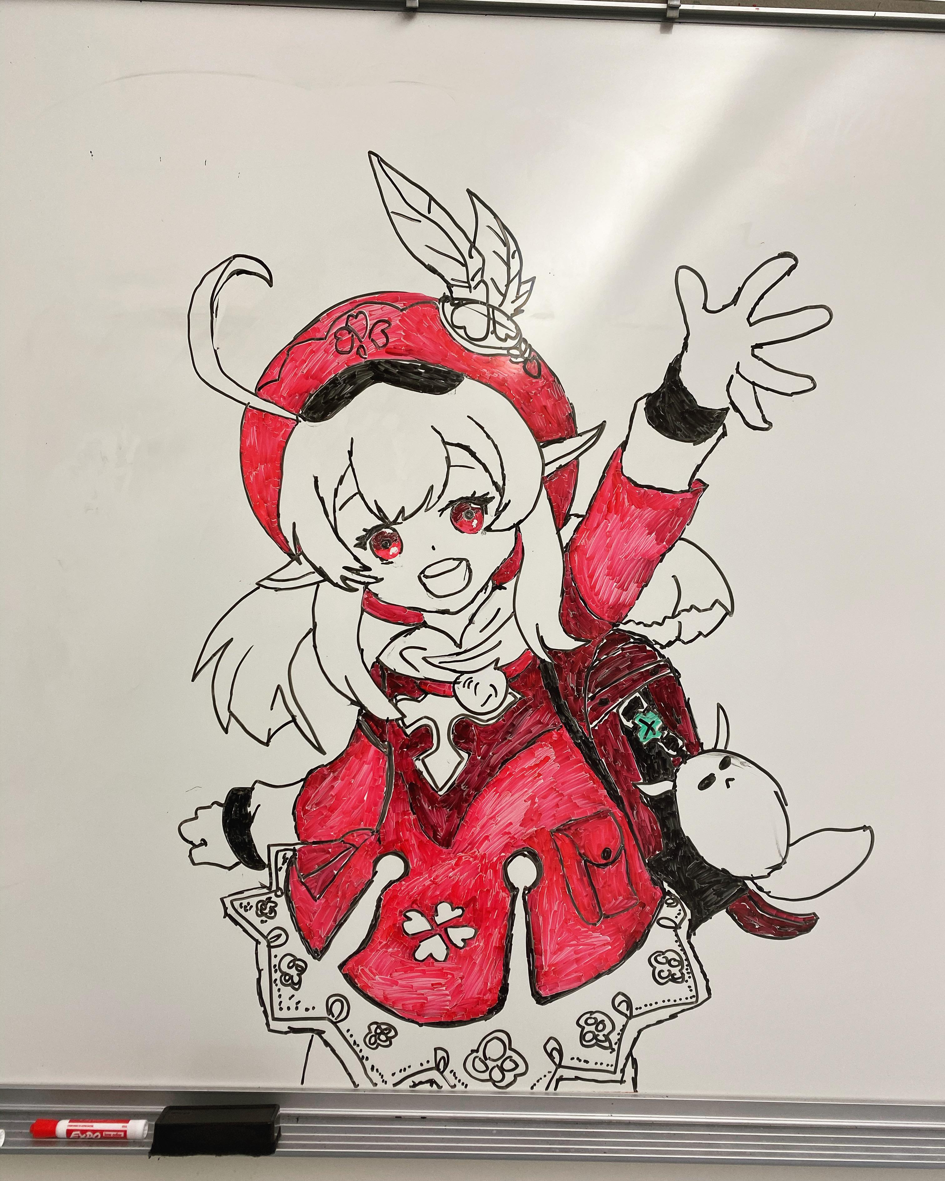 I drew Klee on a whiteboard | Scrolller
