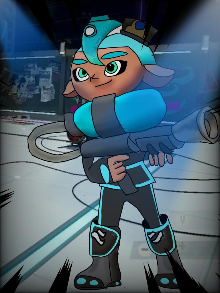 I drew my octoling! | Scrolller