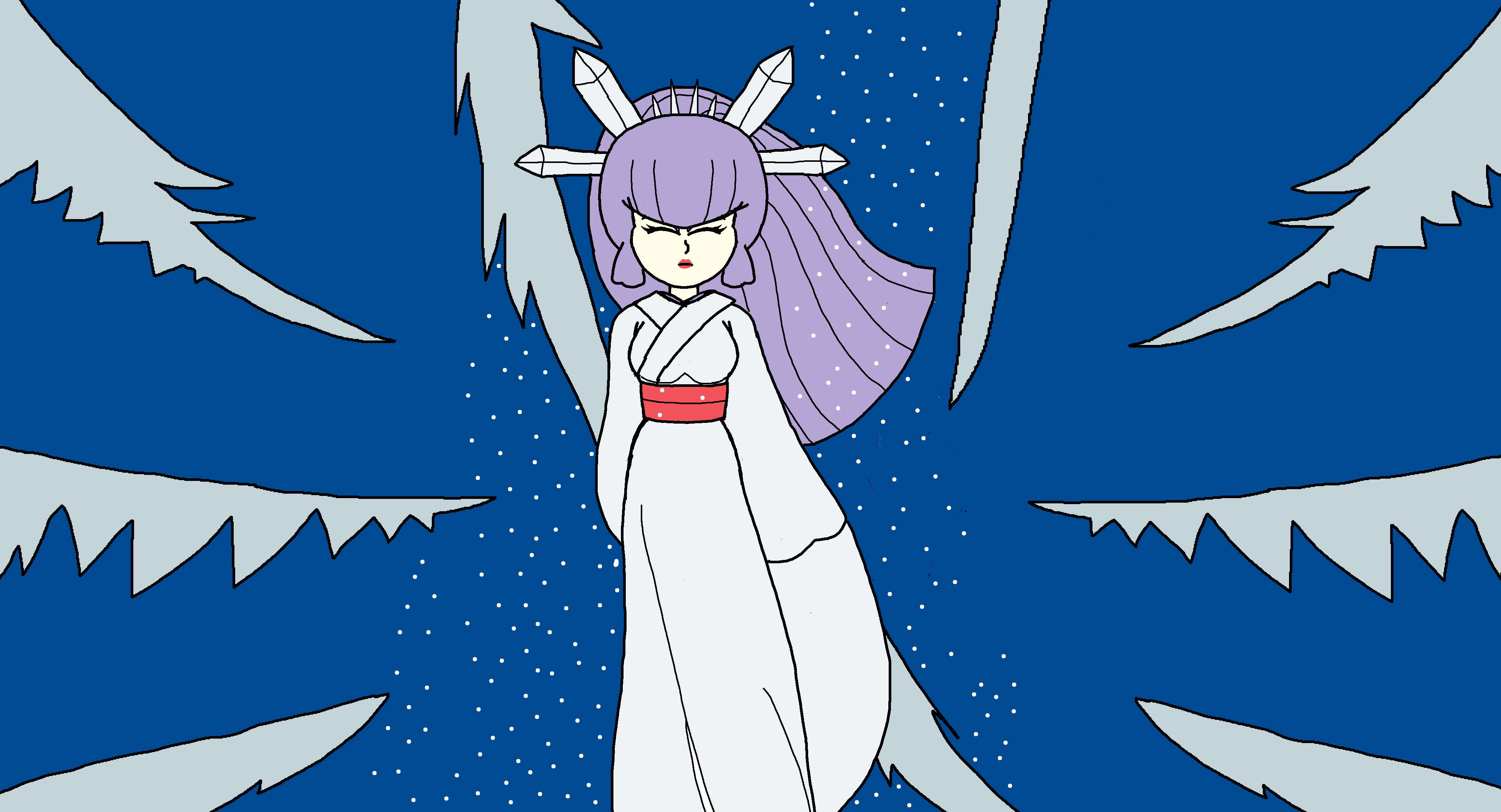 I drew Oyuki in Microsoft Paint again | Scrolller