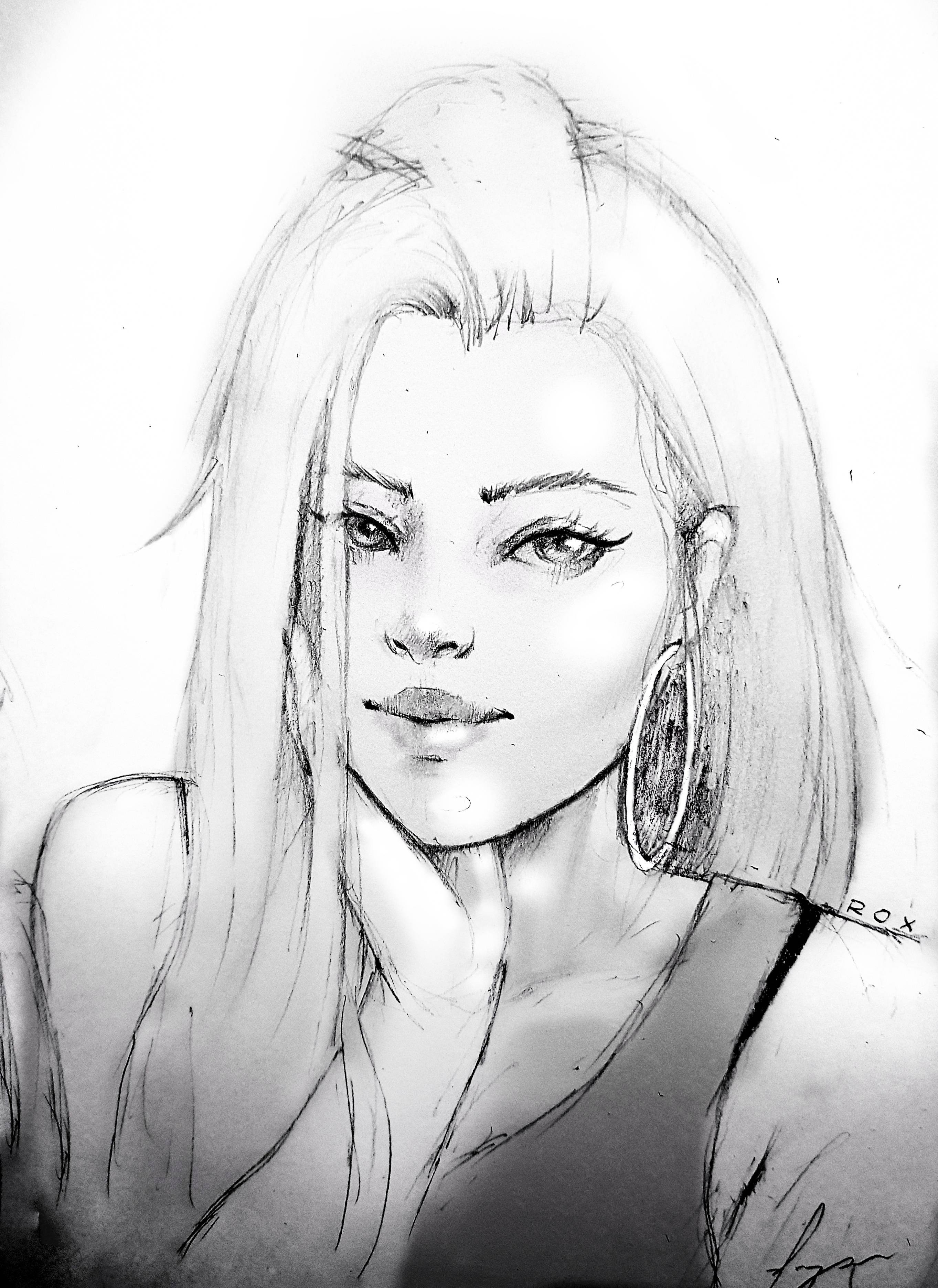 i drew Roxxy! | Scrolller