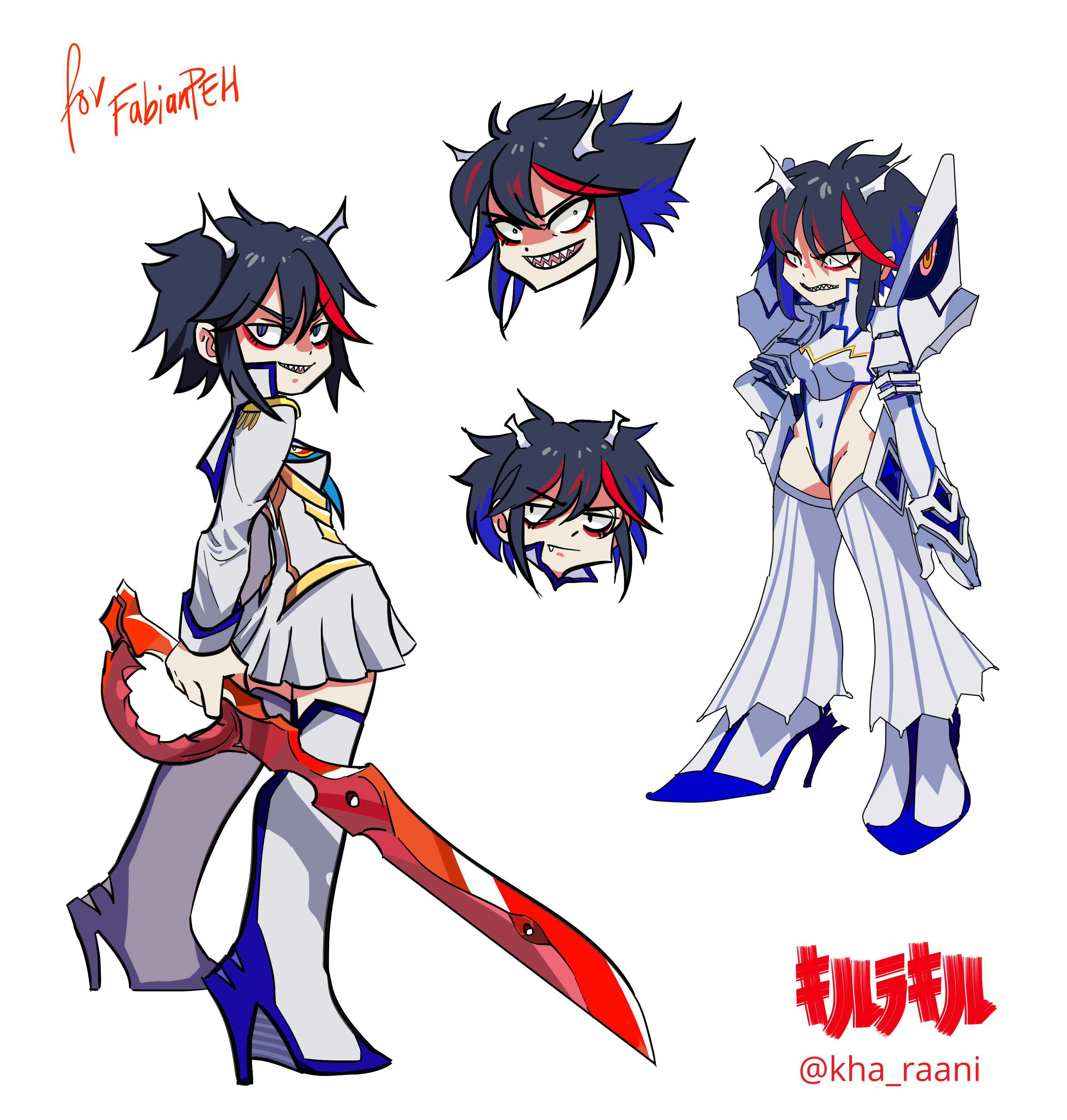 I drew Ryuko in Junketsu! | Scrolller