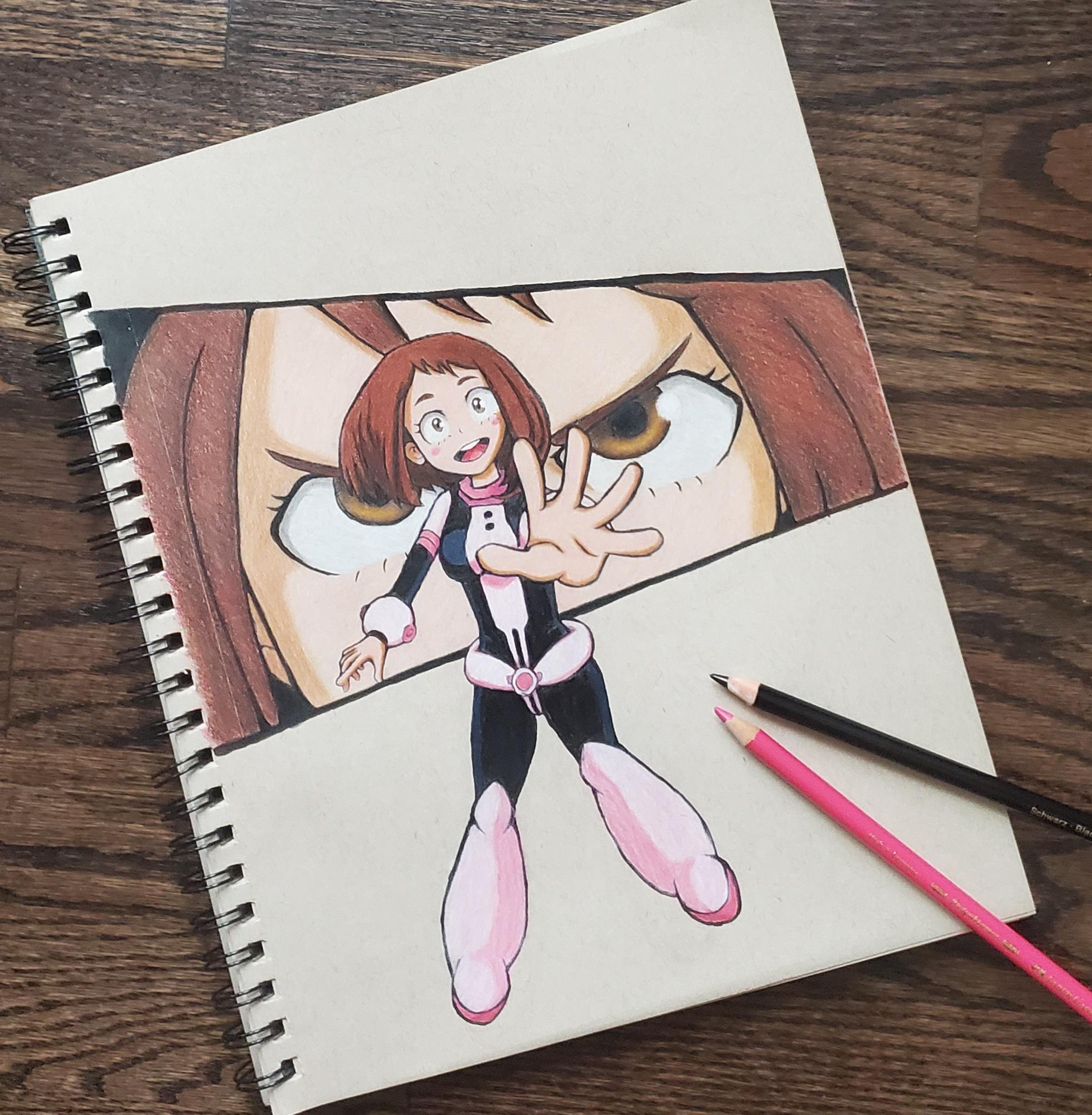 I drew Uraraka! If you wanna see more stuff like this you can check out my Instagram ...