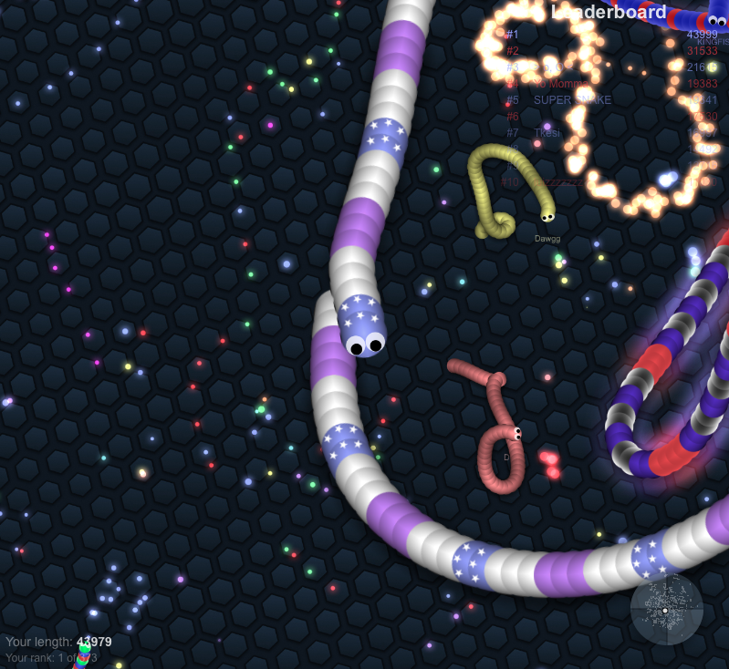 I got 6+ snakes in one circle | Scrolller