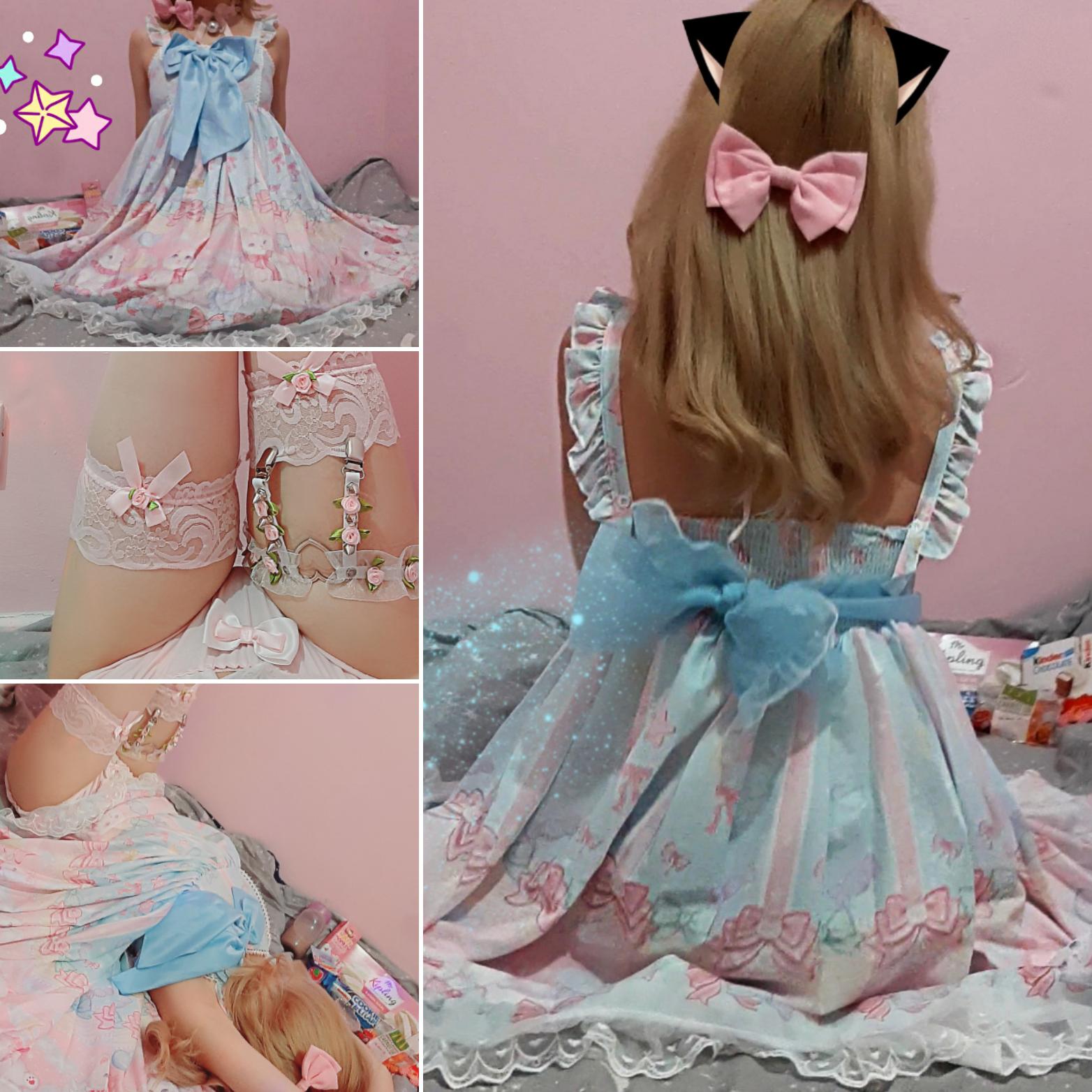 I got a new princess outfit! Feeling like COTTON CANDY :) 🧸🍭 | Scrolller