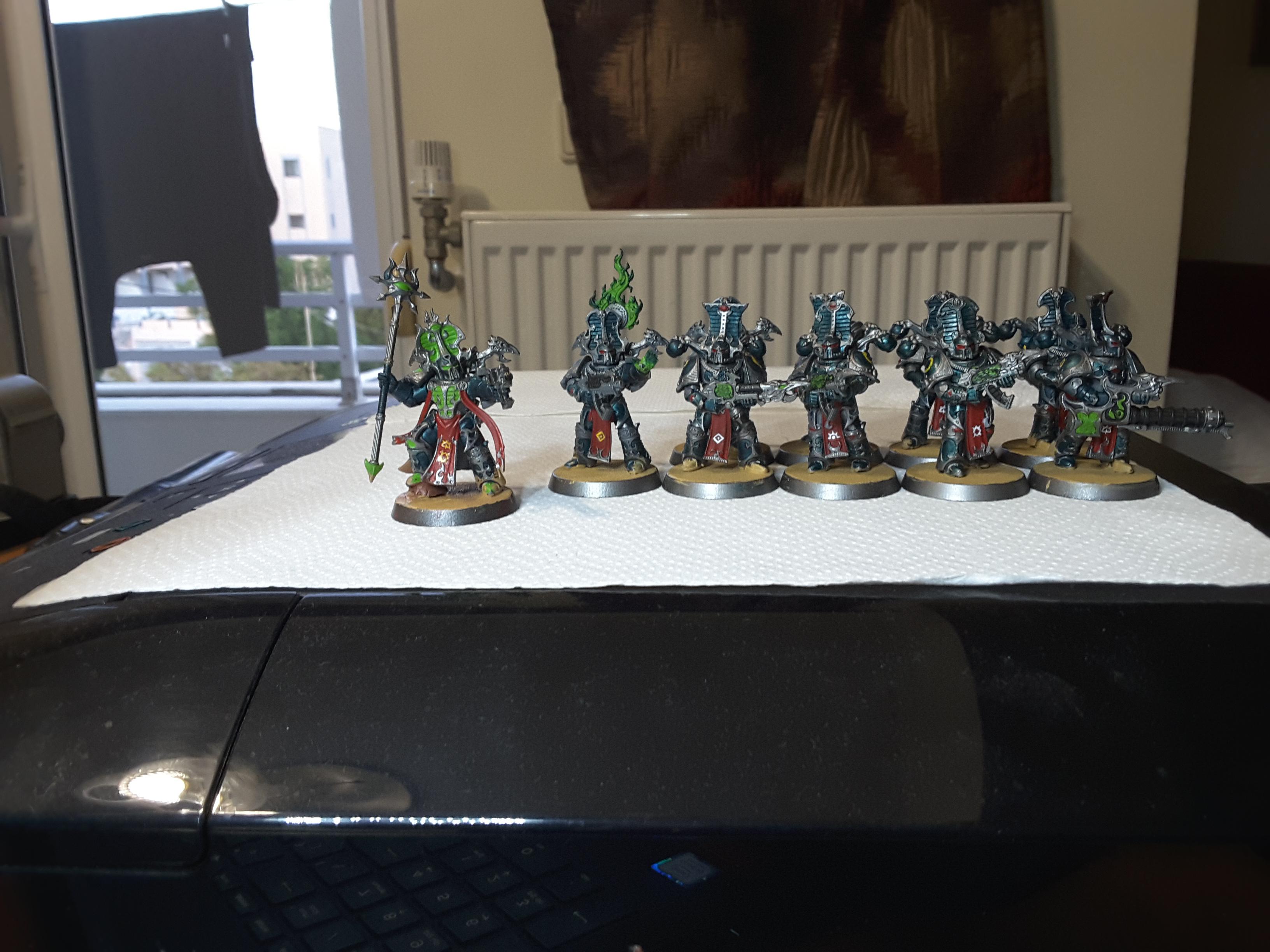 I have successfully infiltrated the Thousand Sons with my first ever minis. Hydra Dominatus ...