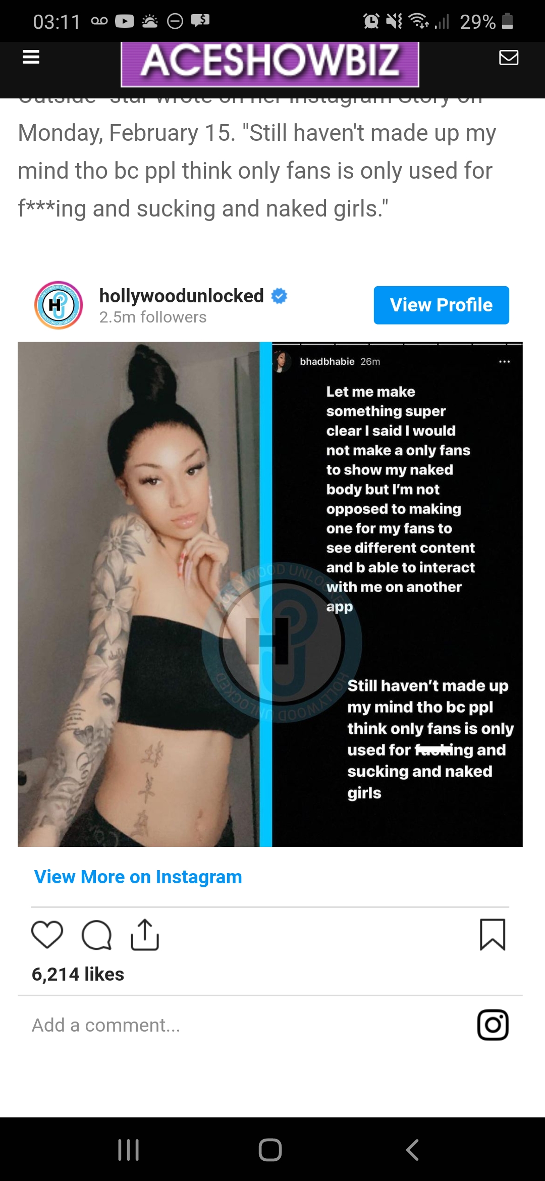 I hope she changed her mind. | Scrolller