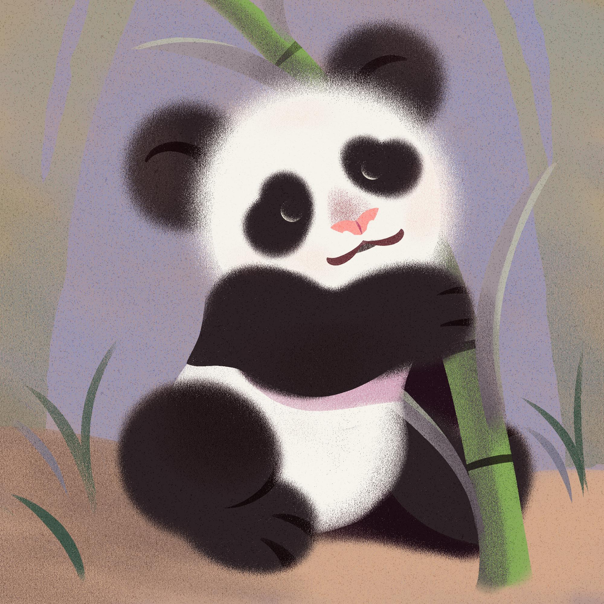 I illustrated a cutie panda :3 | Scrolller