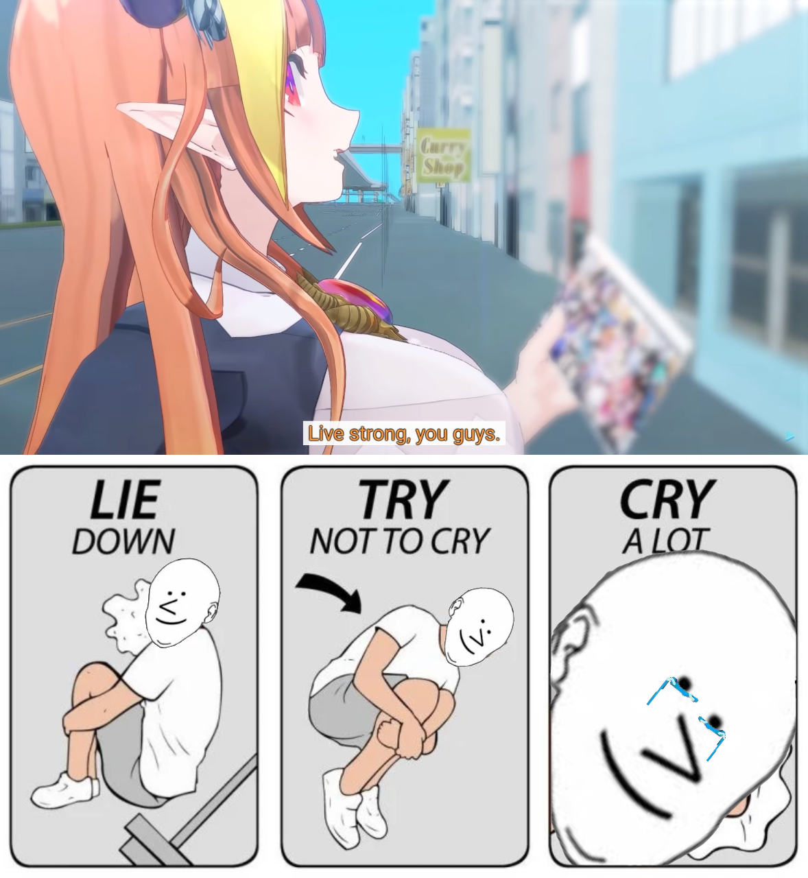 I-I'm not crying! You are!! | Scrolller