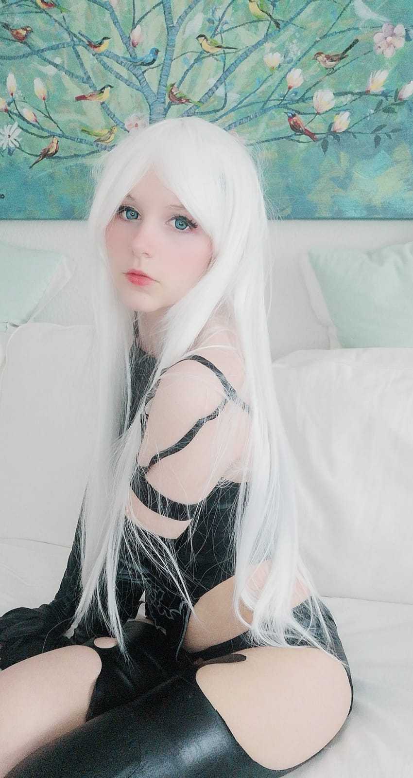 "I know your dirty secrets! "A2 from Nier:Automata by x_nori_ staring ...
