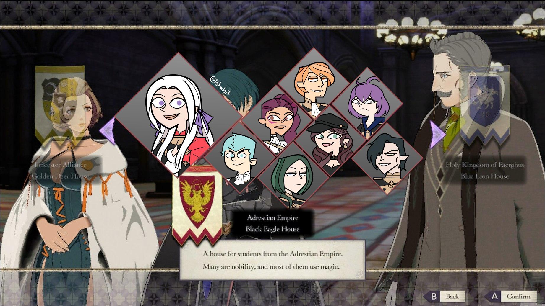 I like to draw cursed images. Here's the Black Eagles in Total Drama. | Scrolller