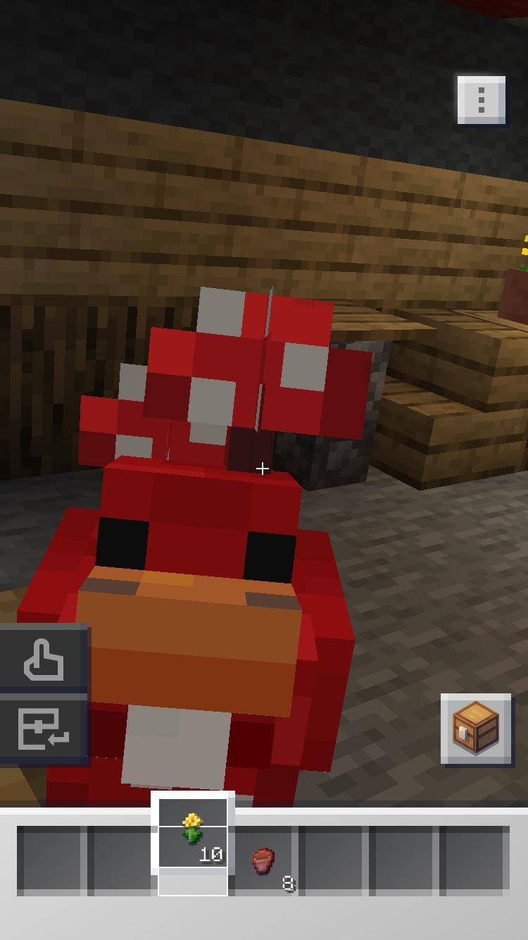 I love how mobs react to you, thank you Mojang, very cool. | Scrolller