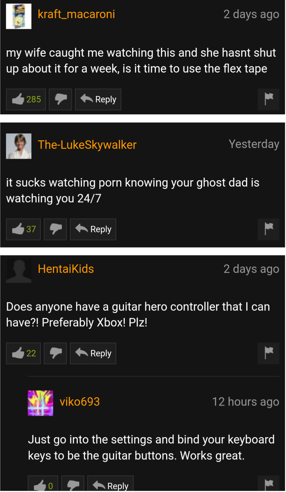 I love PornHub's comment box | Scrolller