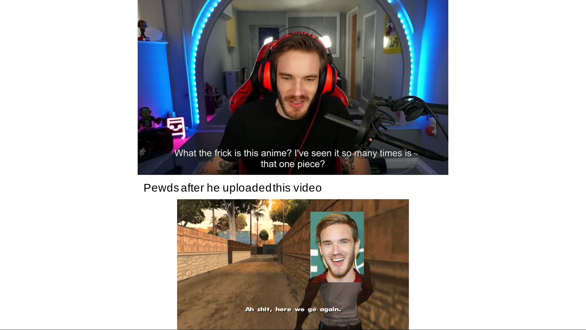 I love the pewdiepie picture | Scrolller