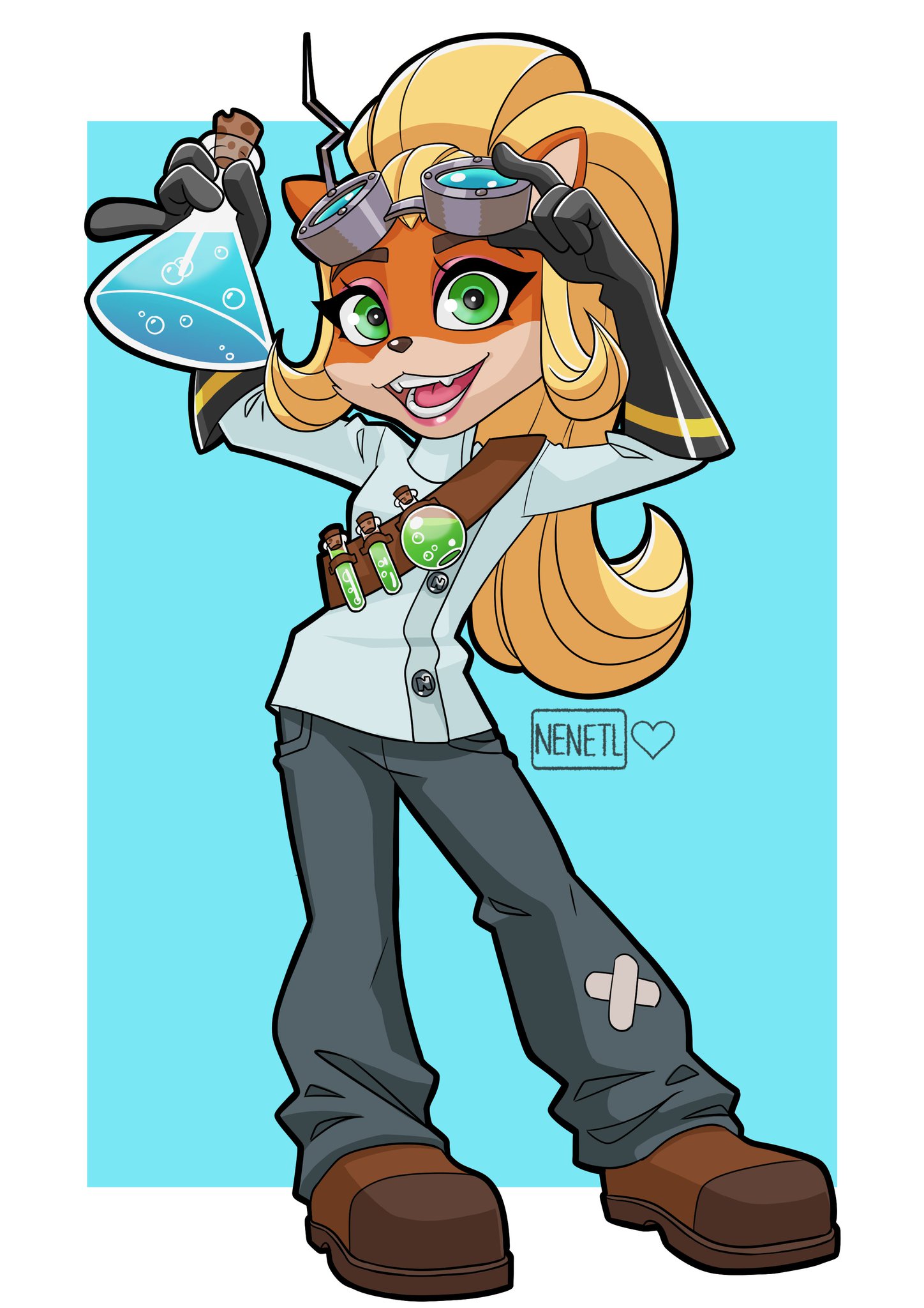 I love this Crash on the Run outfit for Coco! Lab Assistant [Coco] (Nenetlitzi) | Scrolller