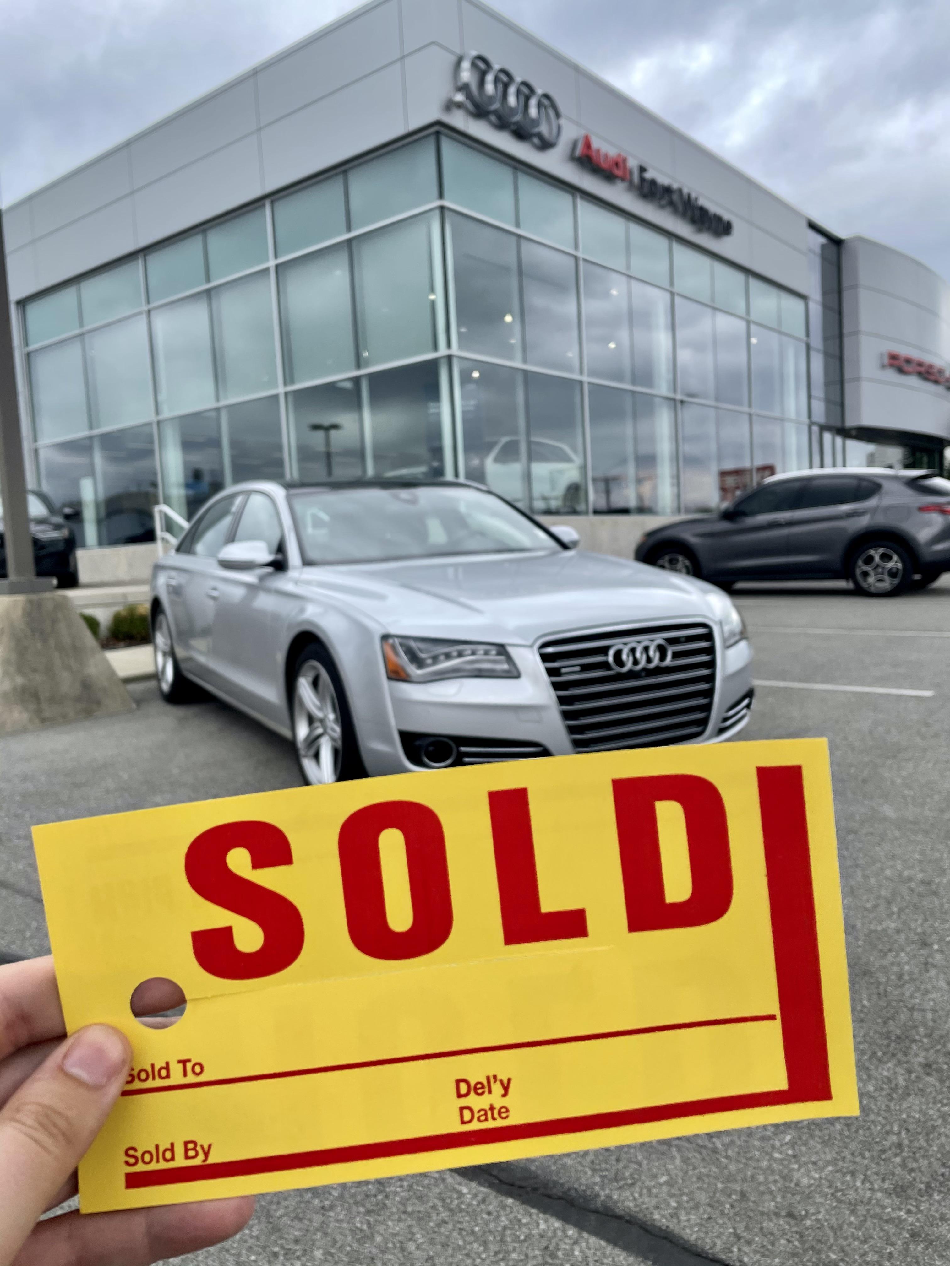 I’m a new Audi Salesman and I just sold my first Audi!! | Scrolller