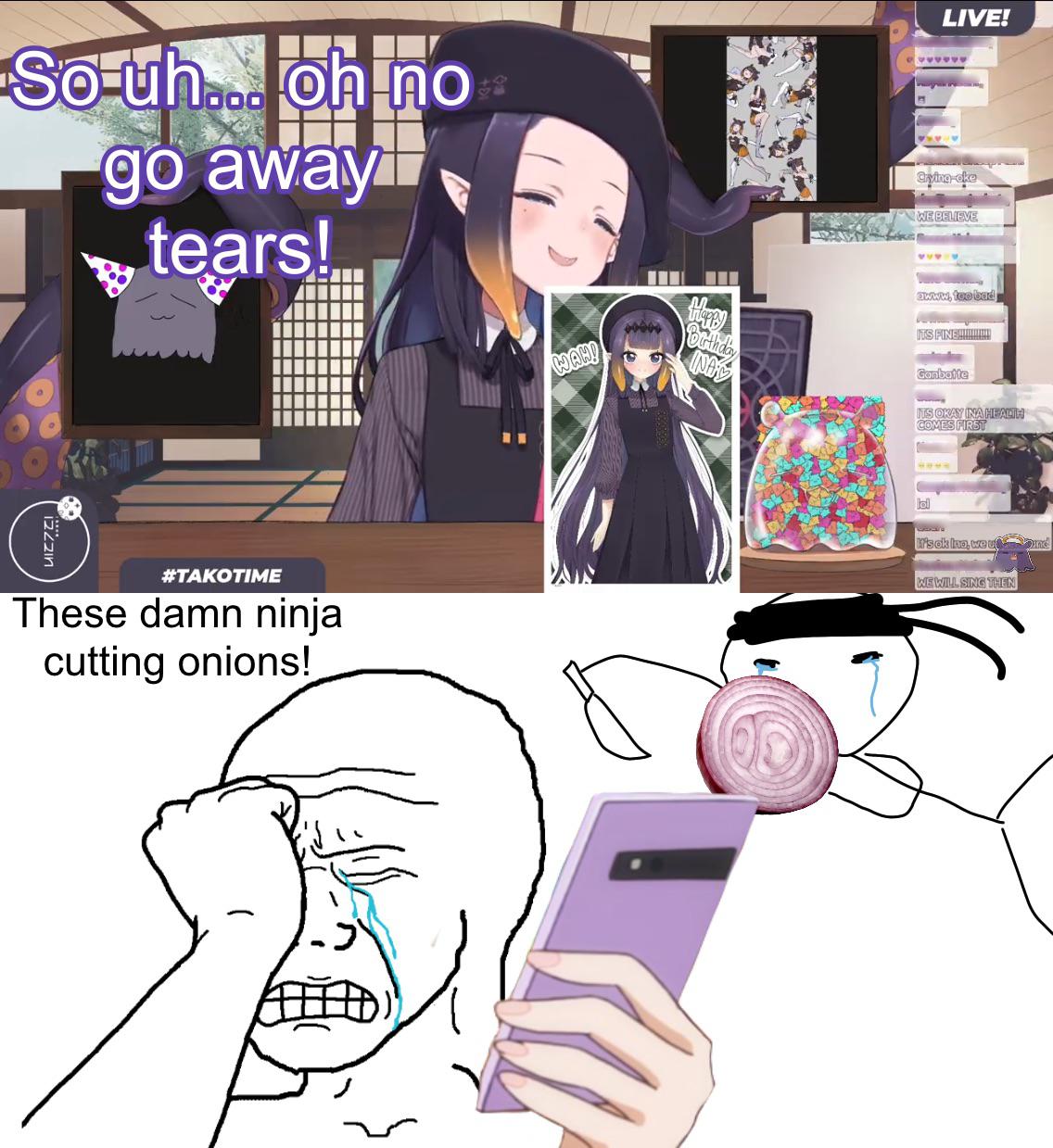 I’m not crying!! | Scrolller