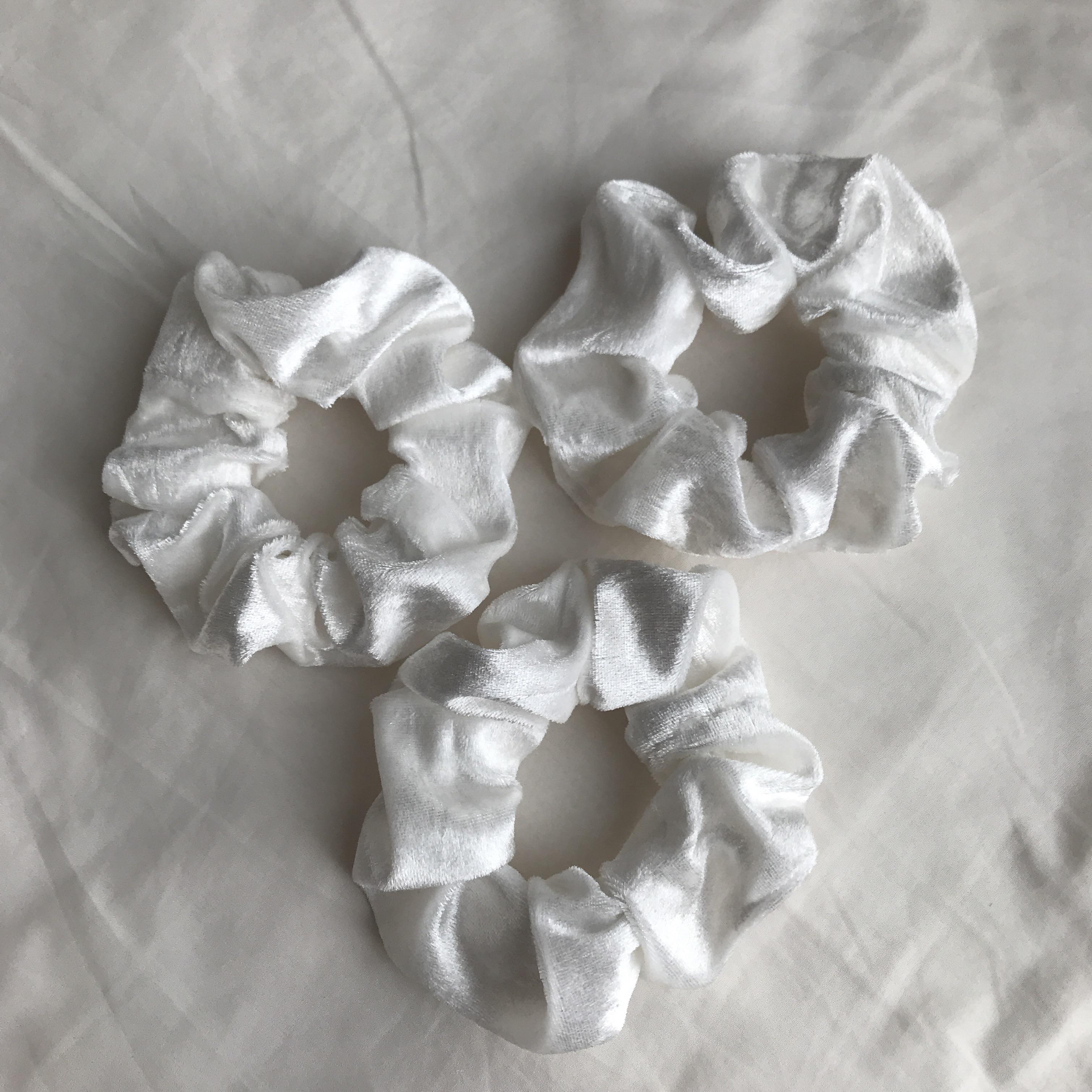 I’m so proud of myself:) I made these scrunchies for my shop! | Scrolller