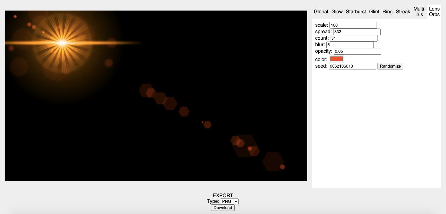 I made a free lens flare renderer targeted towards photo manipulation artists (like us). Link in ...