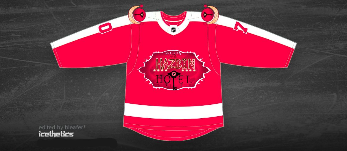 I made a Hazbin Hotel Jersey with the Toronto Maple Leafs Reverse Retro | Scrolller