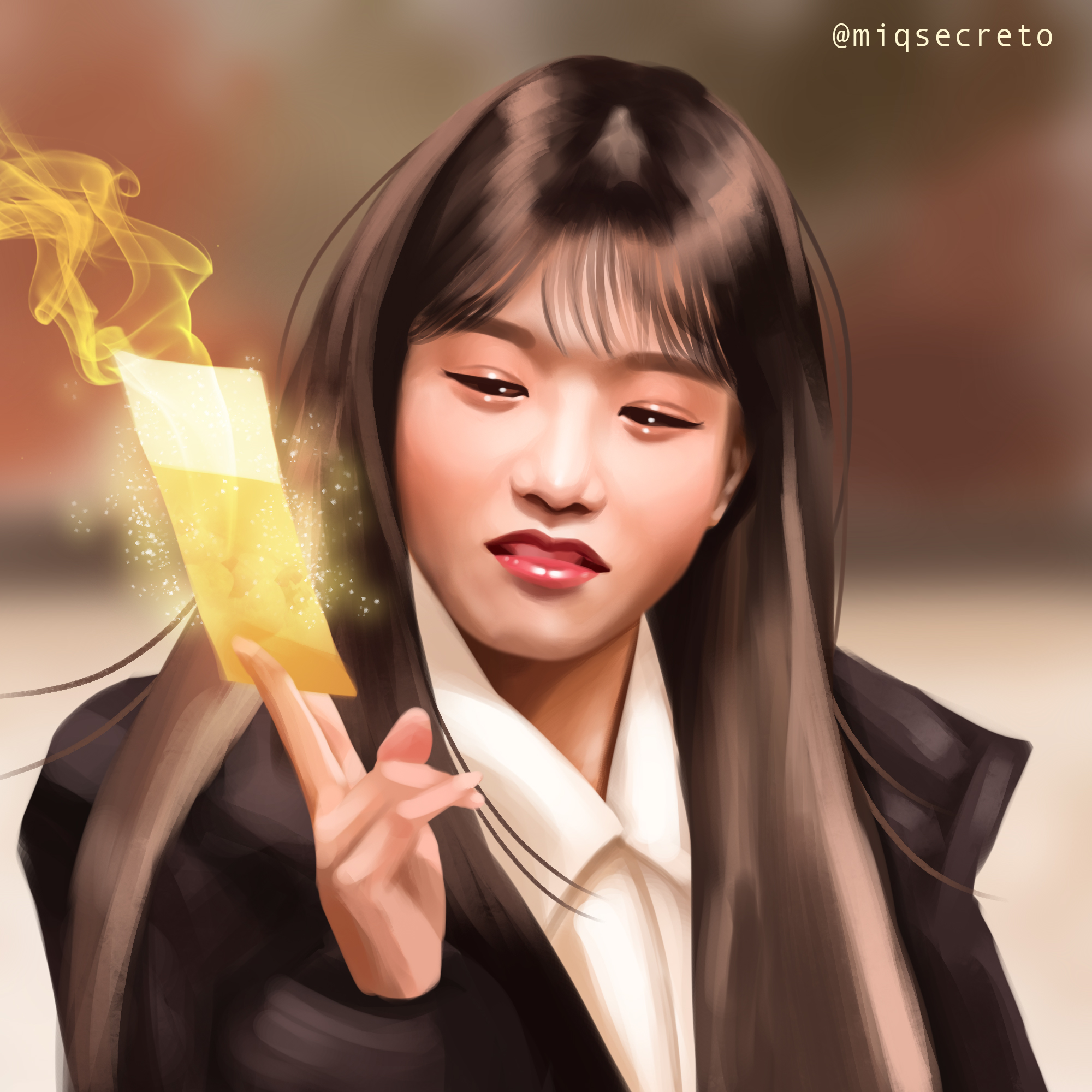 I made a Jo Yuri Fanart Drawing of when she took out her money from the envelope | Scrolller