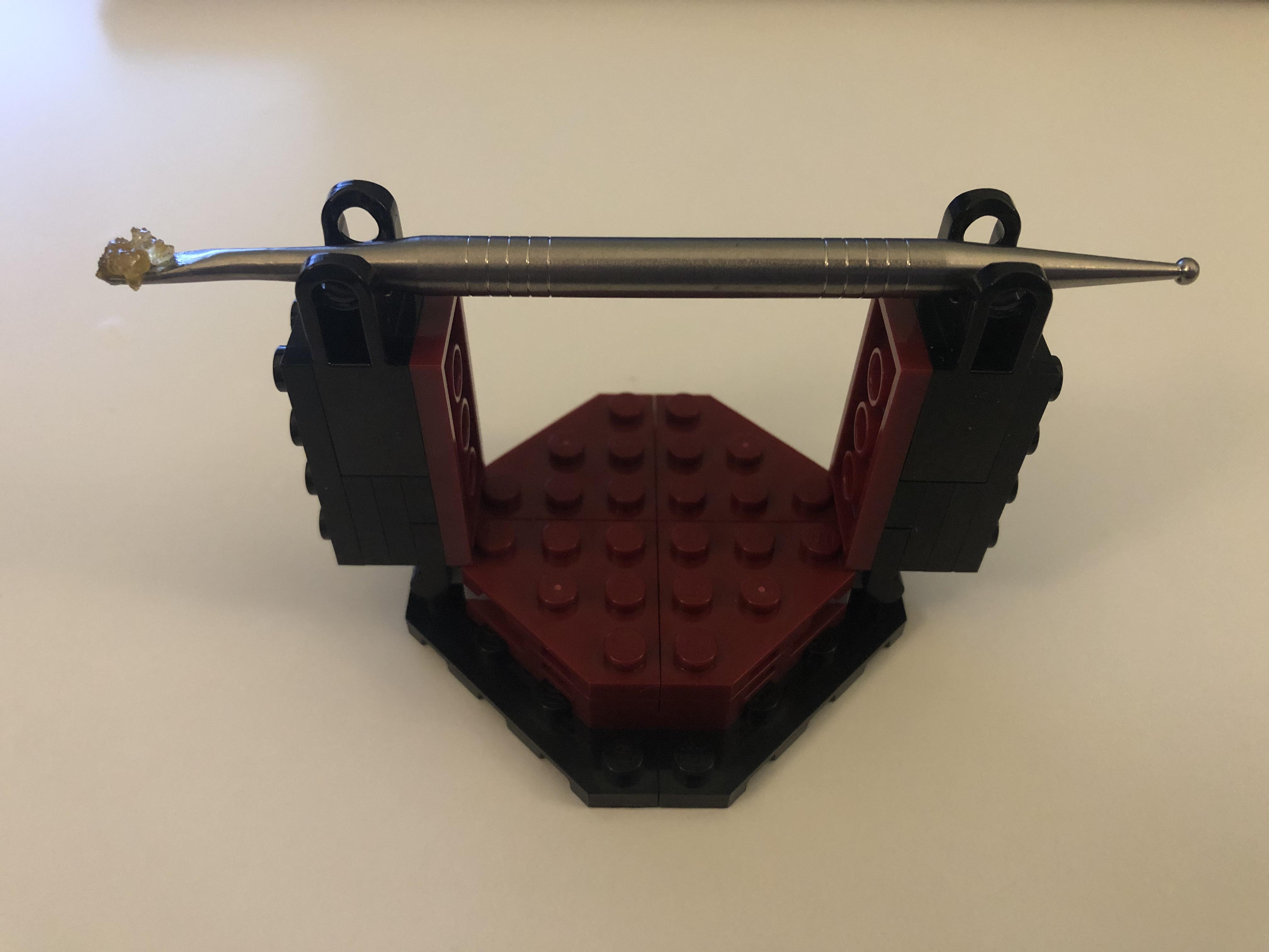 I made a LEGO stand for my new titanium dab tool. | Scrolller