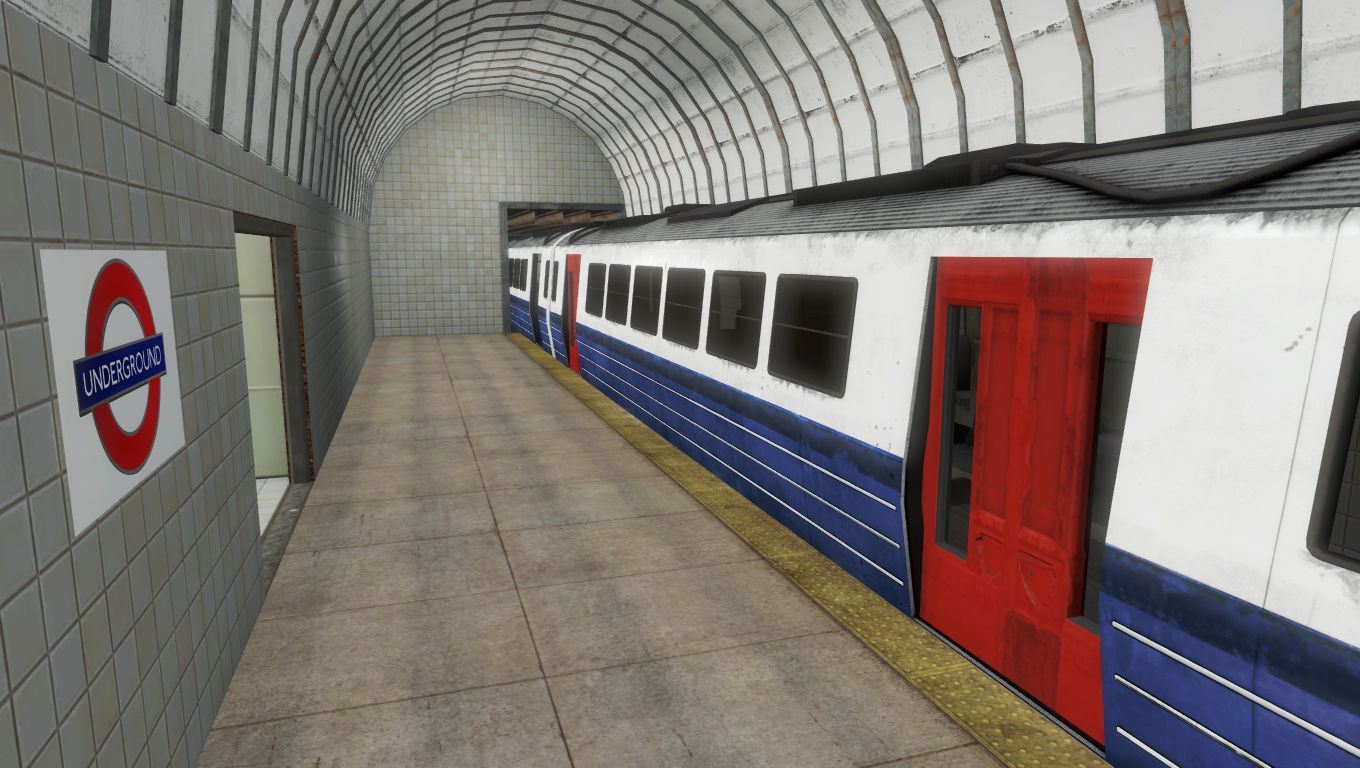 I made a London underground tube station | Scrolller