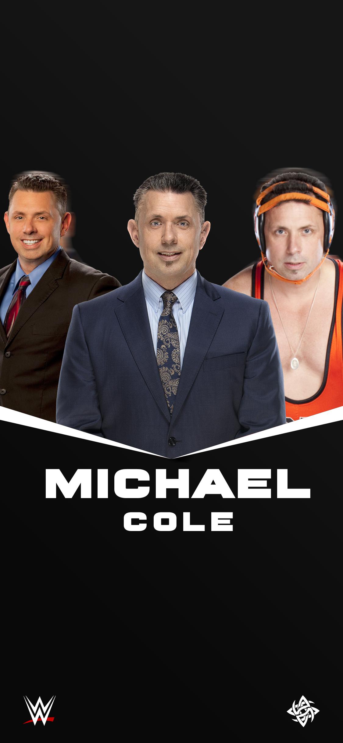 I made a mobile wallpaper. Michael Cole is my G.O.A.T. Based on iPhone X. | Scrolller