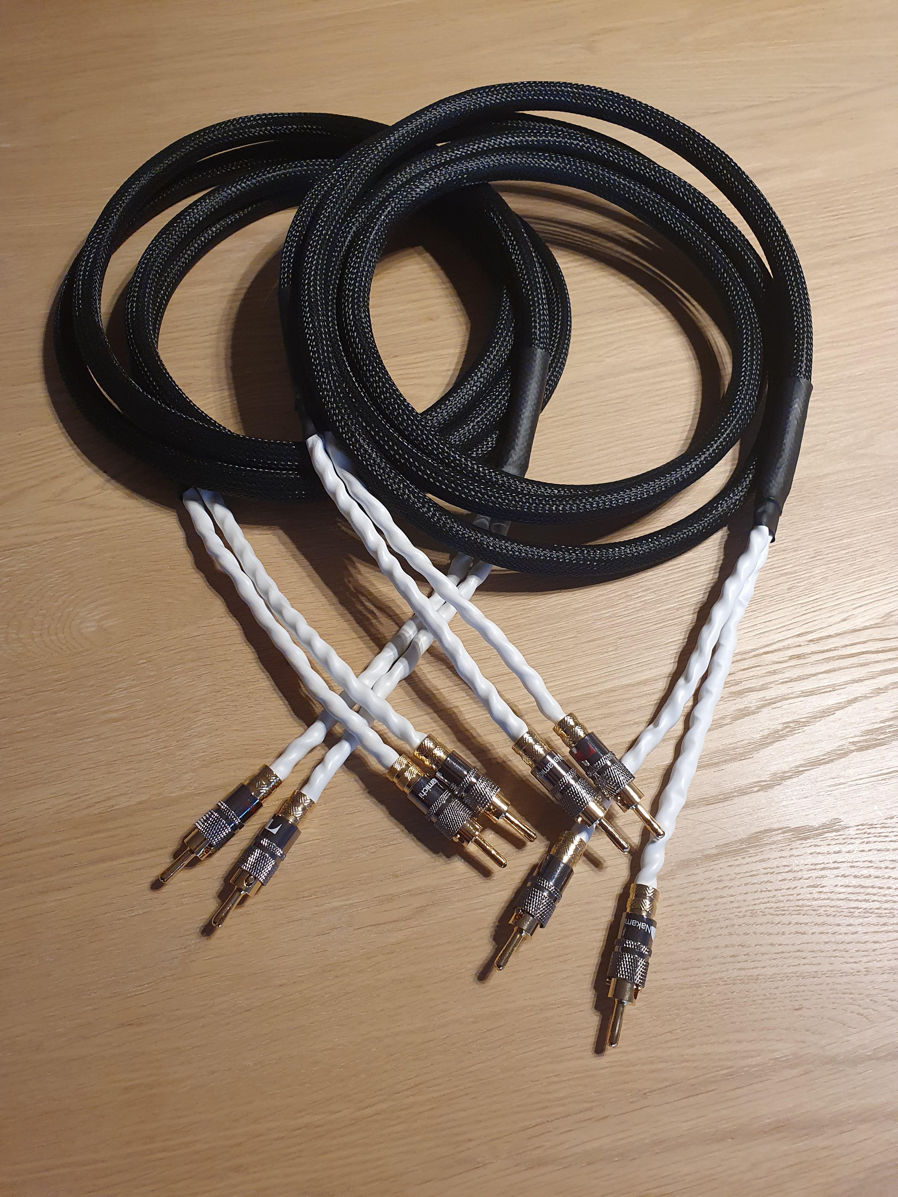 I made a pair of speaker cables | Scrolller