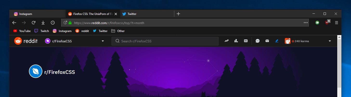 I made a really basic Microsoft Edge dark theme for Firefox | Scrolller