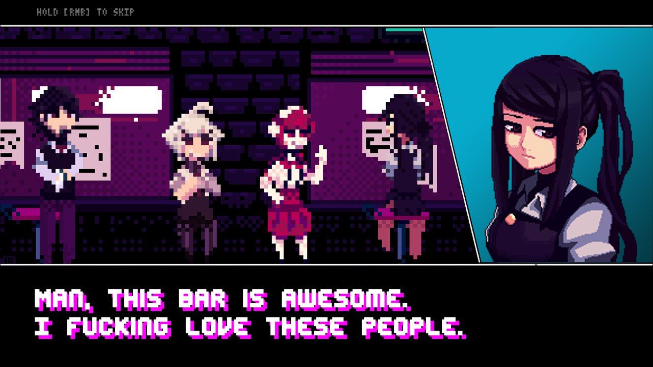 I made Hotline Miami x Va-11 Hall-A crossover | Scrolller