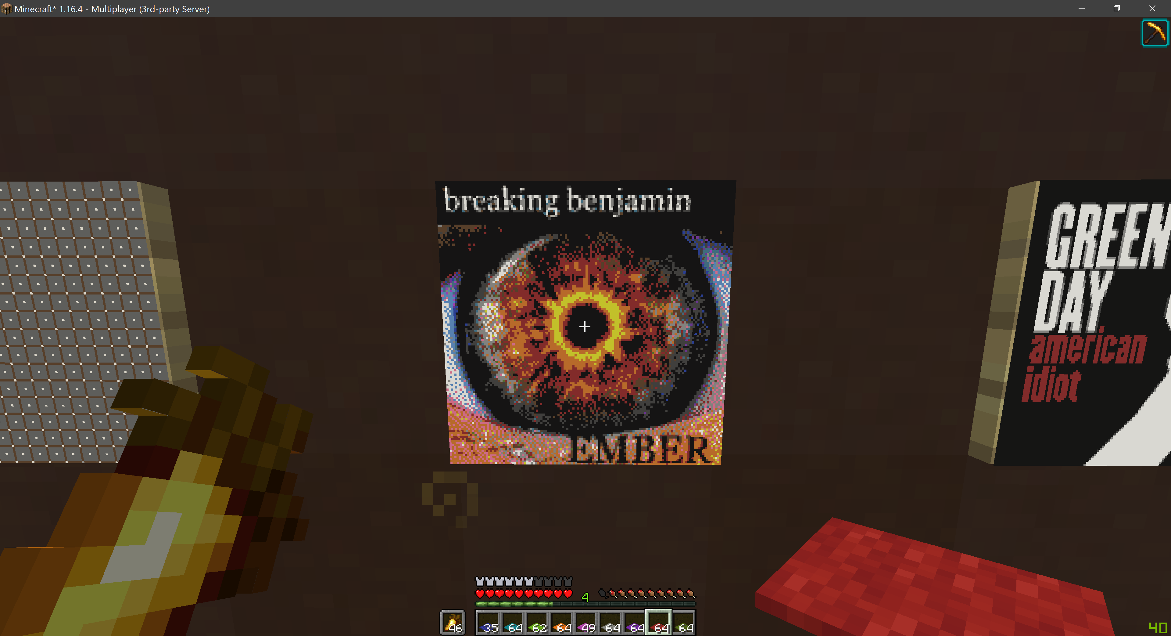 I made mapart of the album Ember! | Scrolller